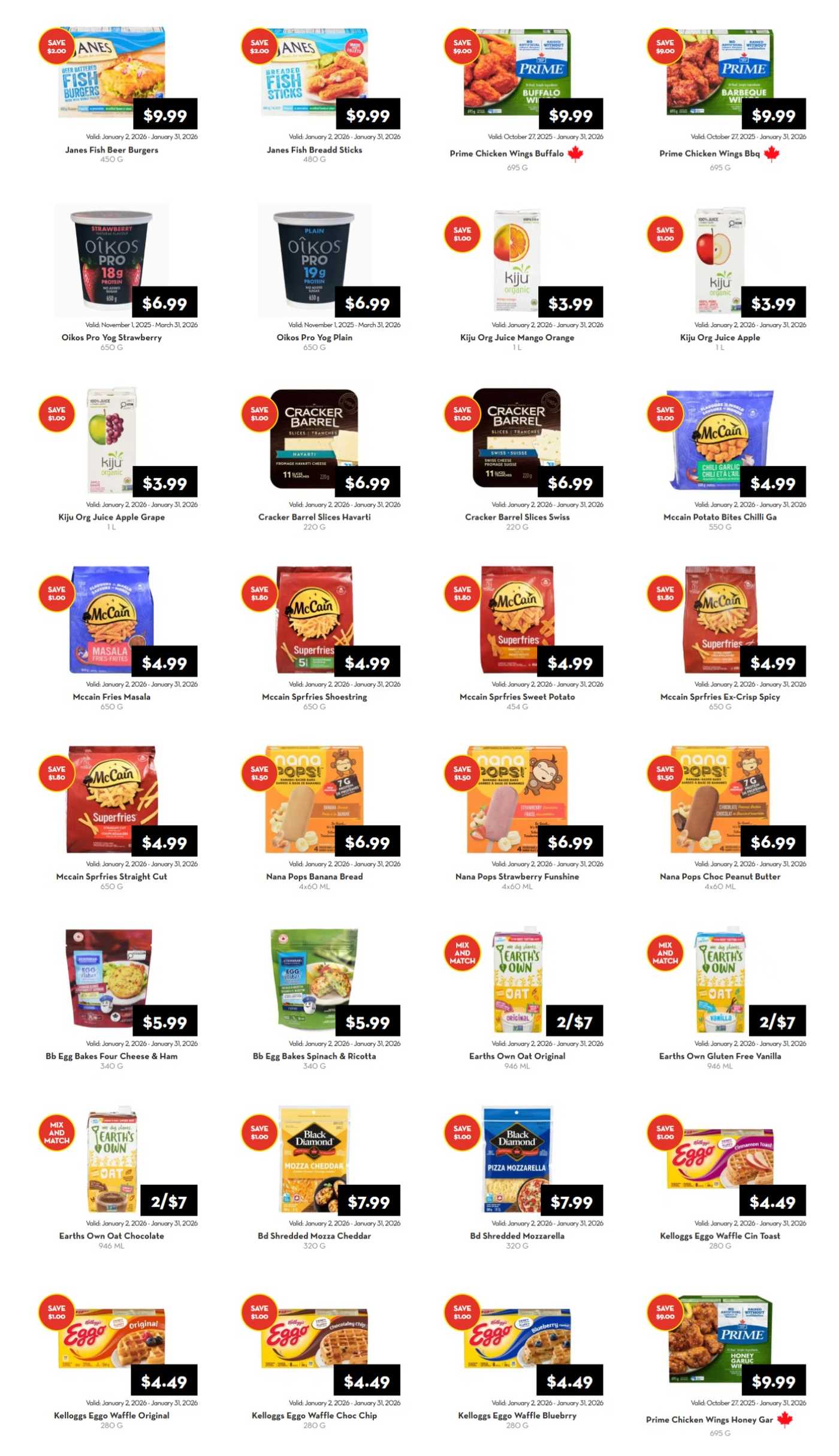 Rabba In-Store Deals January 2 to 31