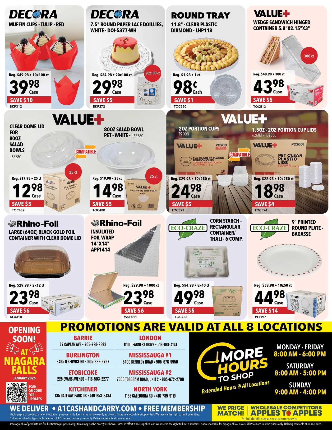 A-1 Cash and Carry Flyer January 1 to 31