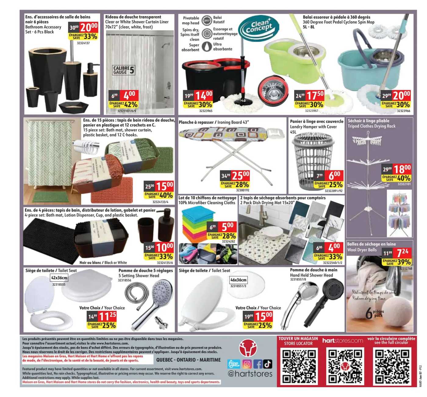 Hart Stores Flyer January 7 to 20