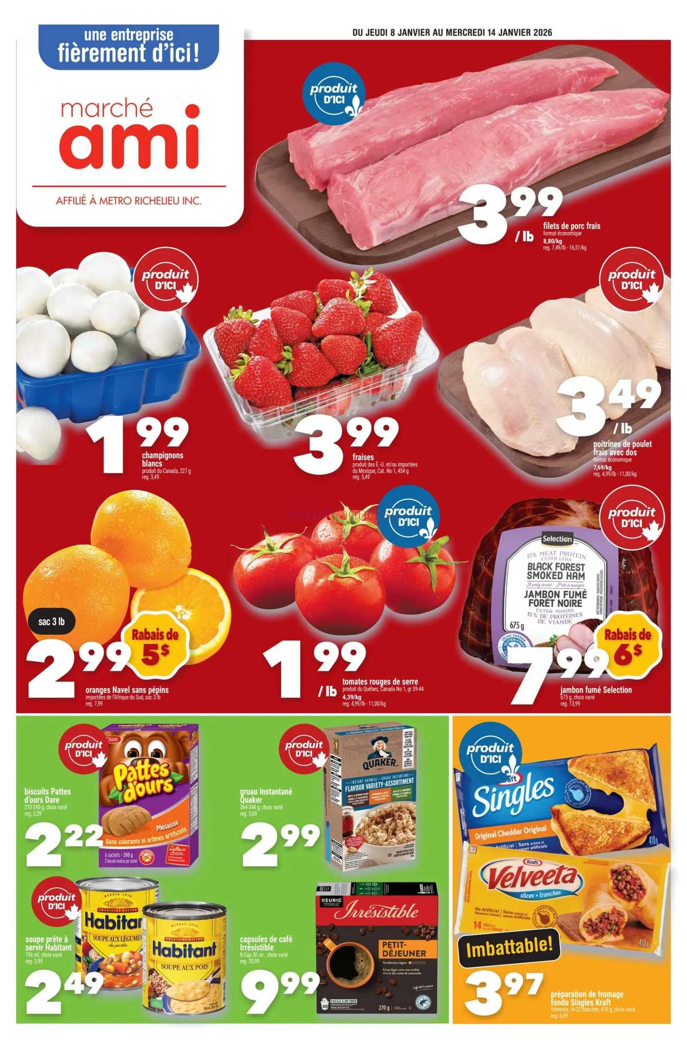 Marche Ami Flyer January 8 to 14