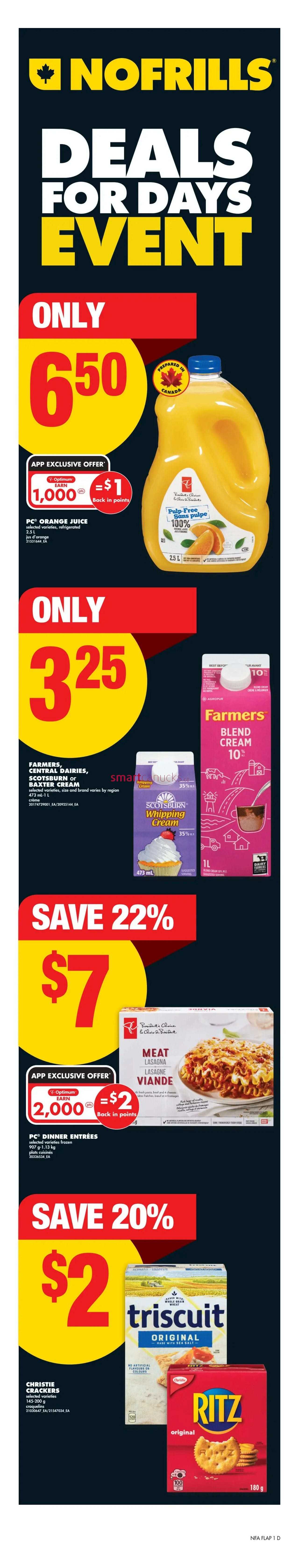 No Frills Canada Flyers