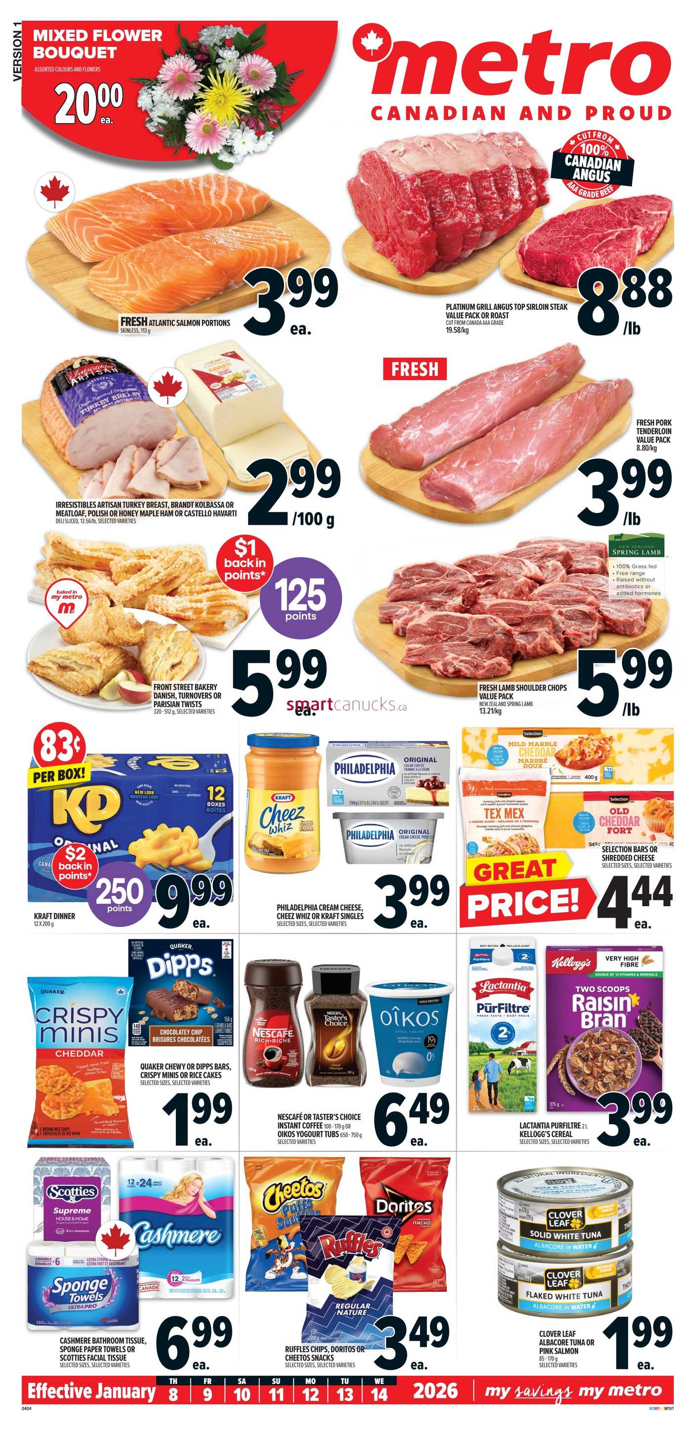 Metro (ON) Flyer January 8 to 14