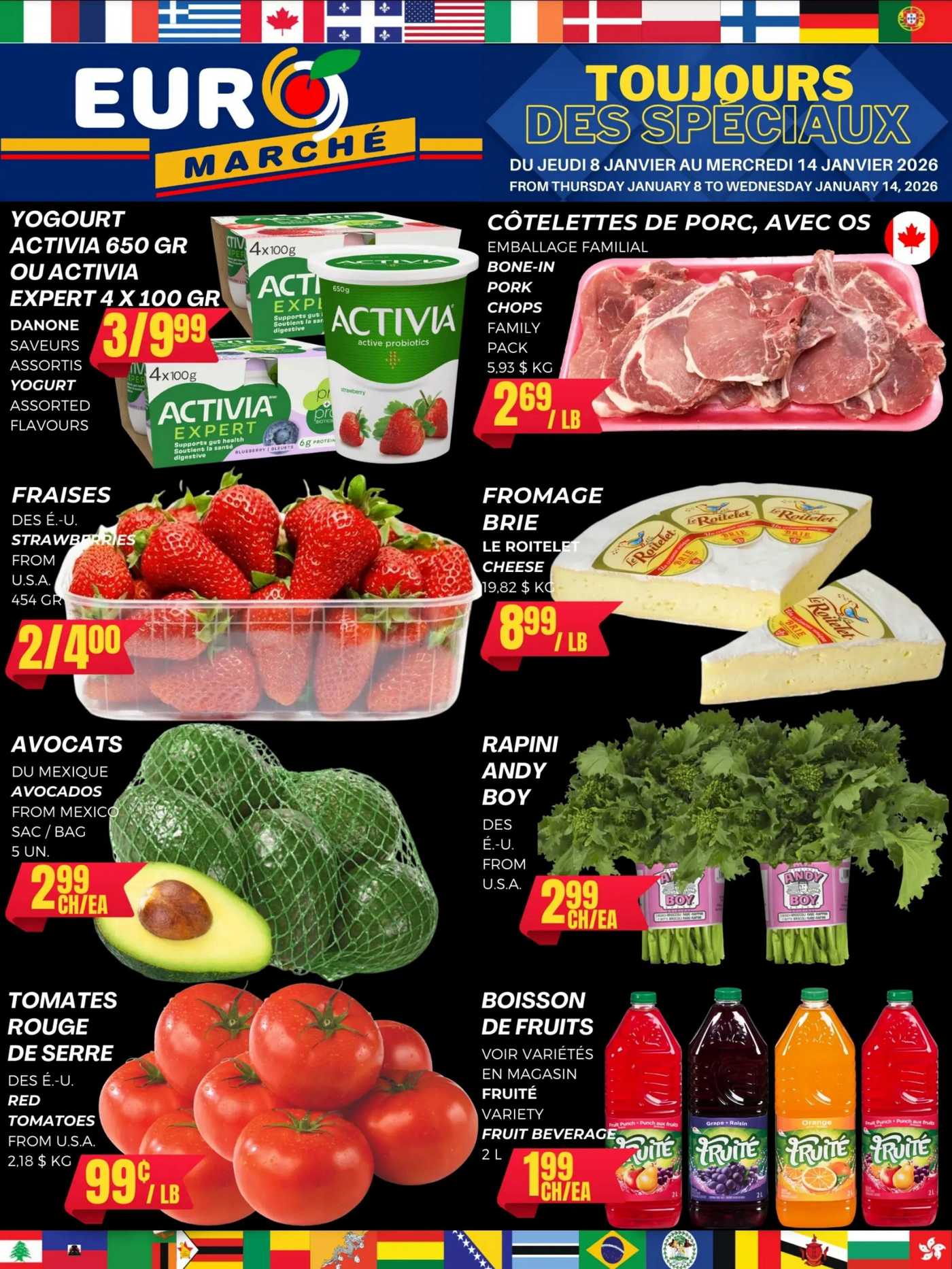 Euro Marche Flyer January 8 to 14