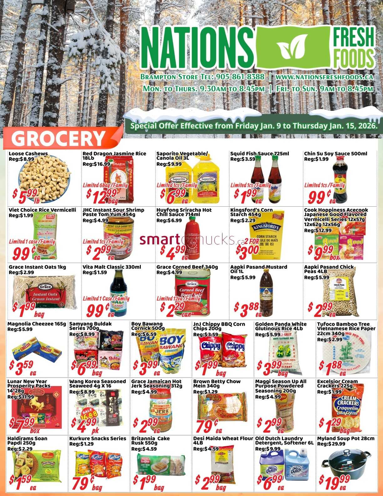 Nations Fresh Foods (Brampton) Flyer January 9 to 15