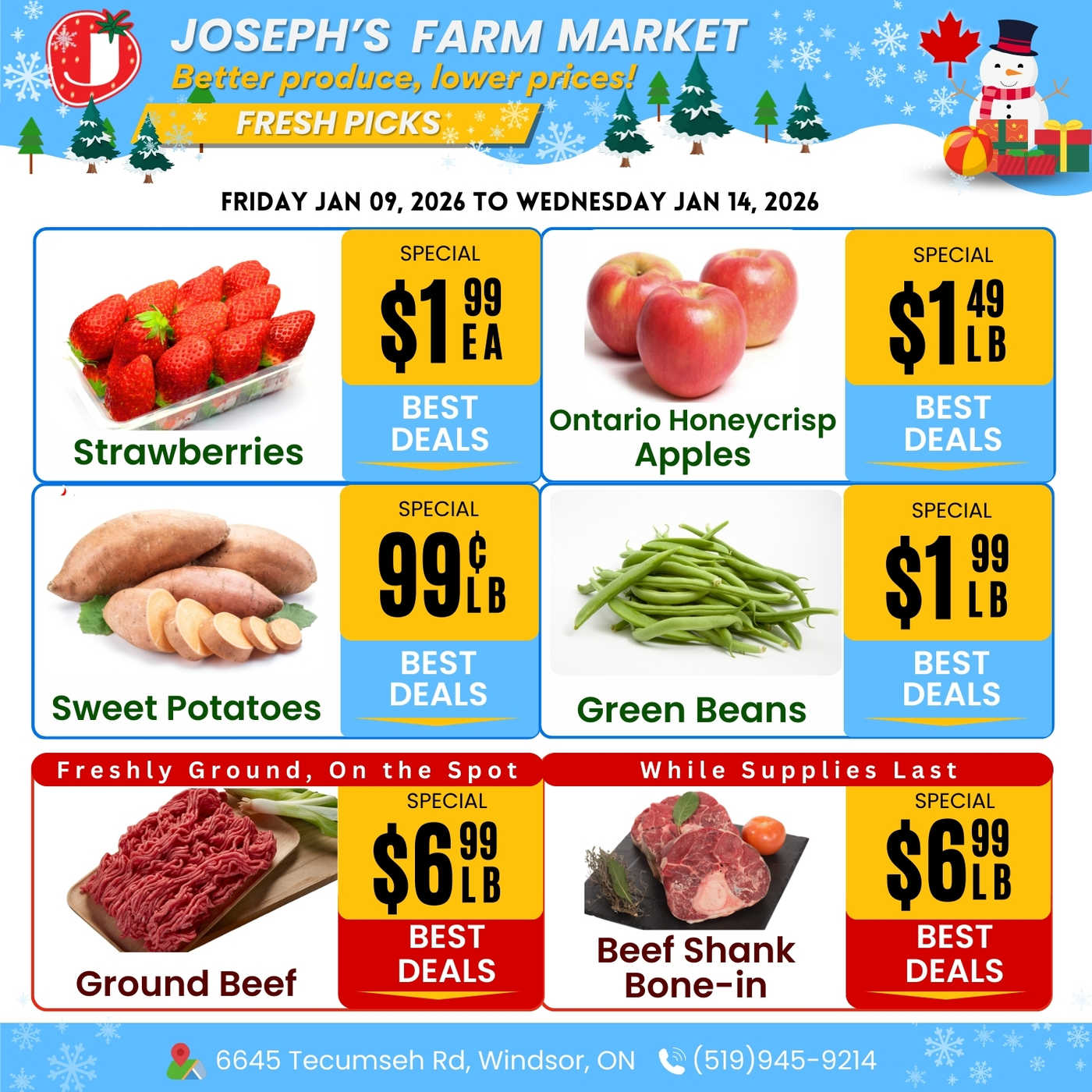 Joseph's Farm Market Canada Flyers
