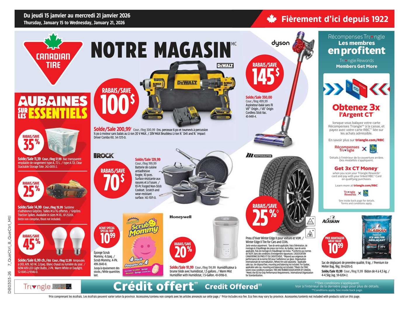 Canadian Tire (QC) Flyer January 15 to 21