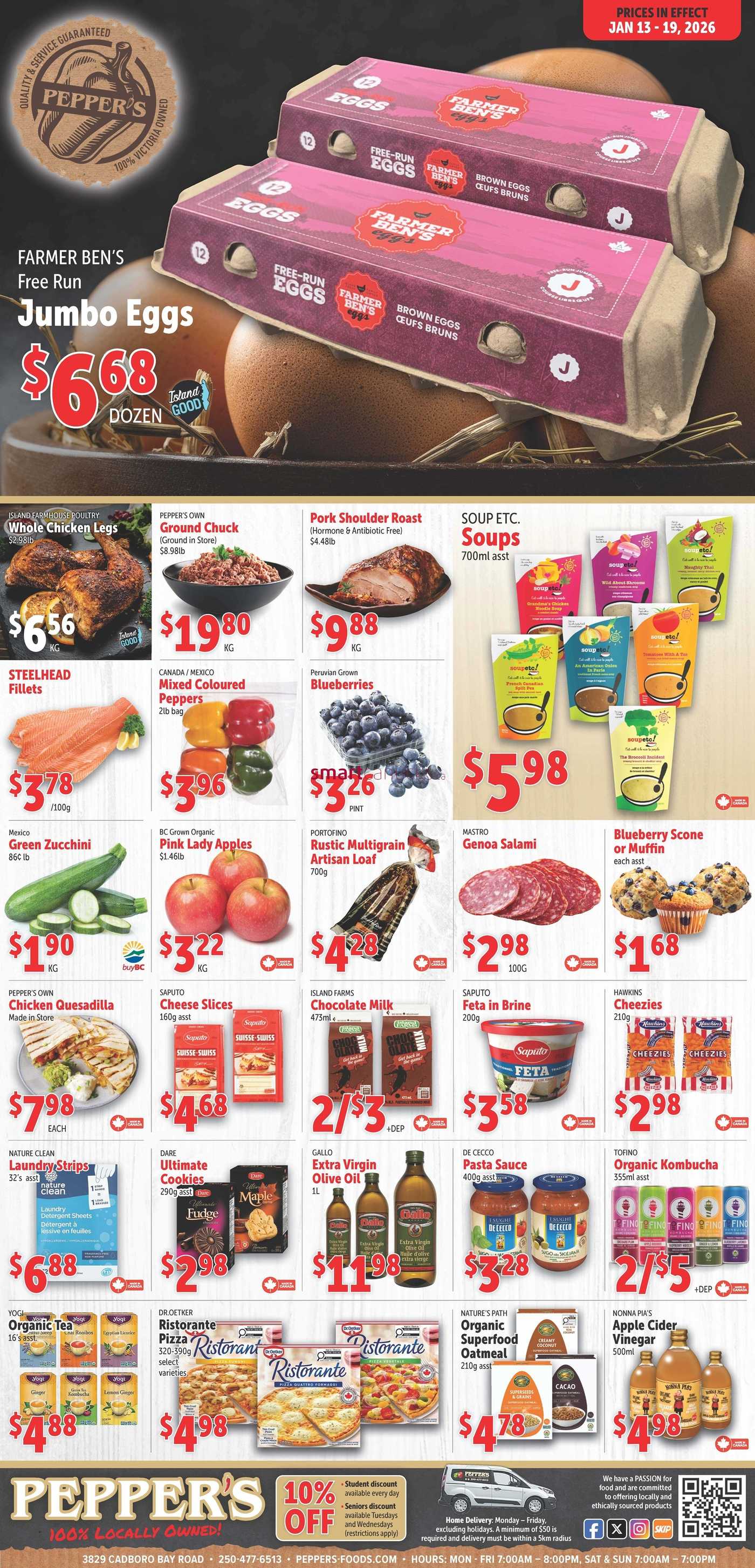 Pepper's Foods Flyer January 13 to 19