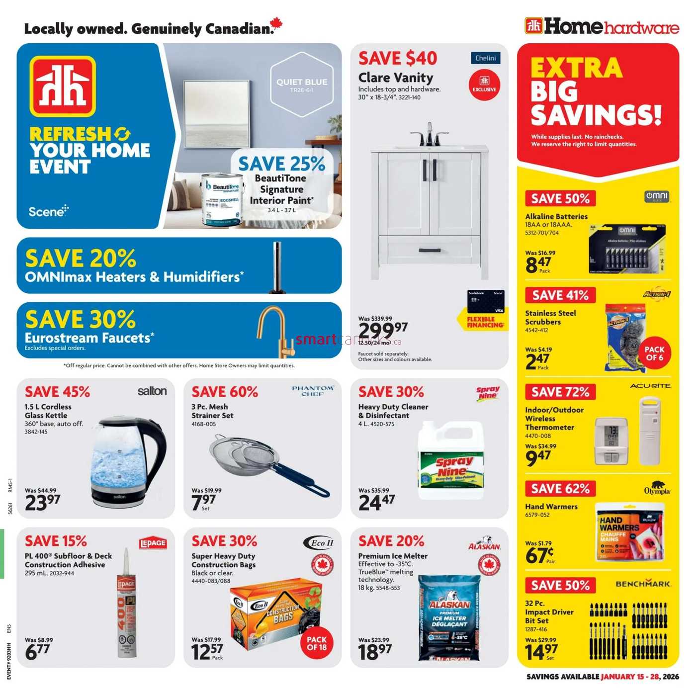 Home Hardware (BC) Flyer January 15 to 28