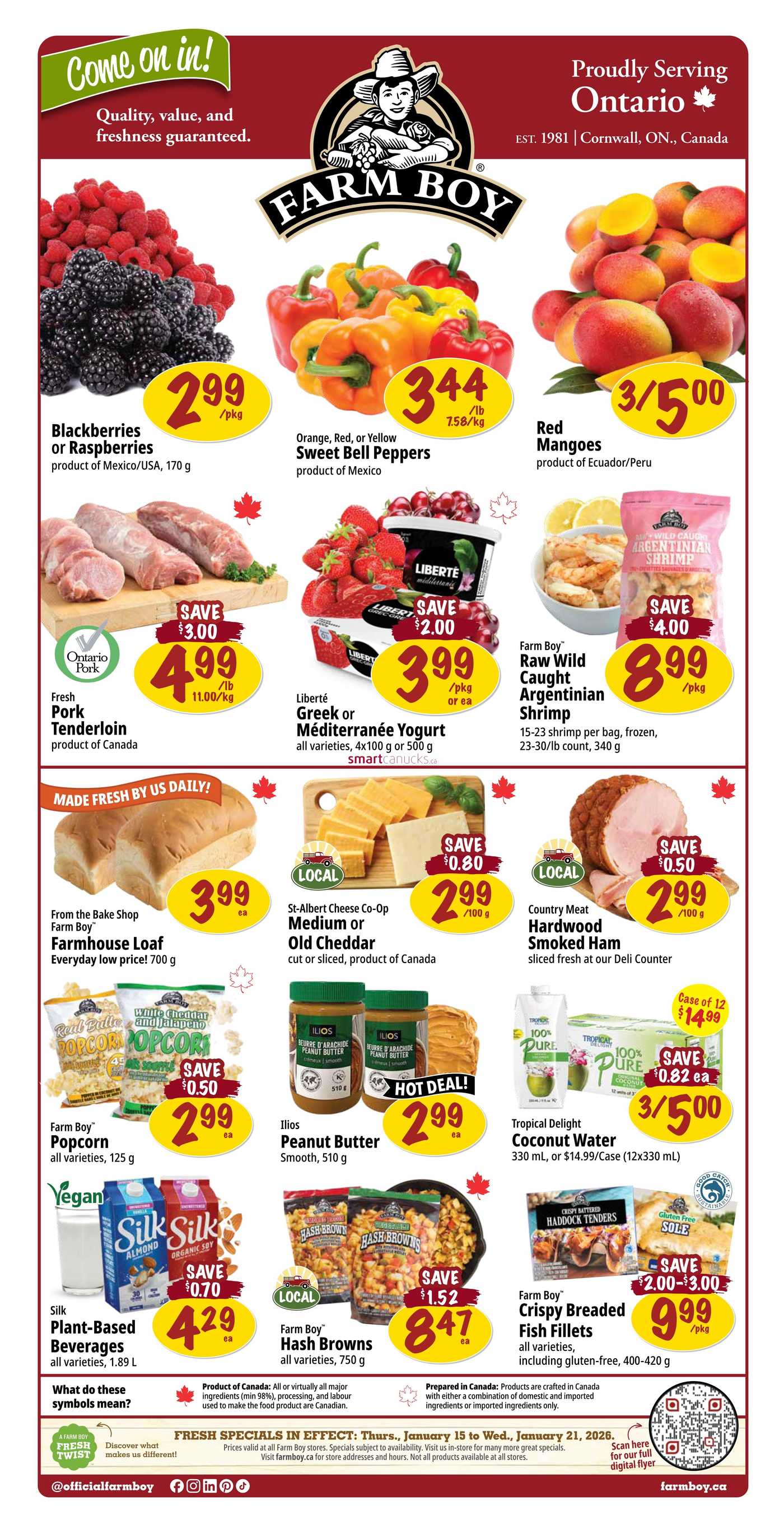 Farm Boy Flyer January 15 to 21
