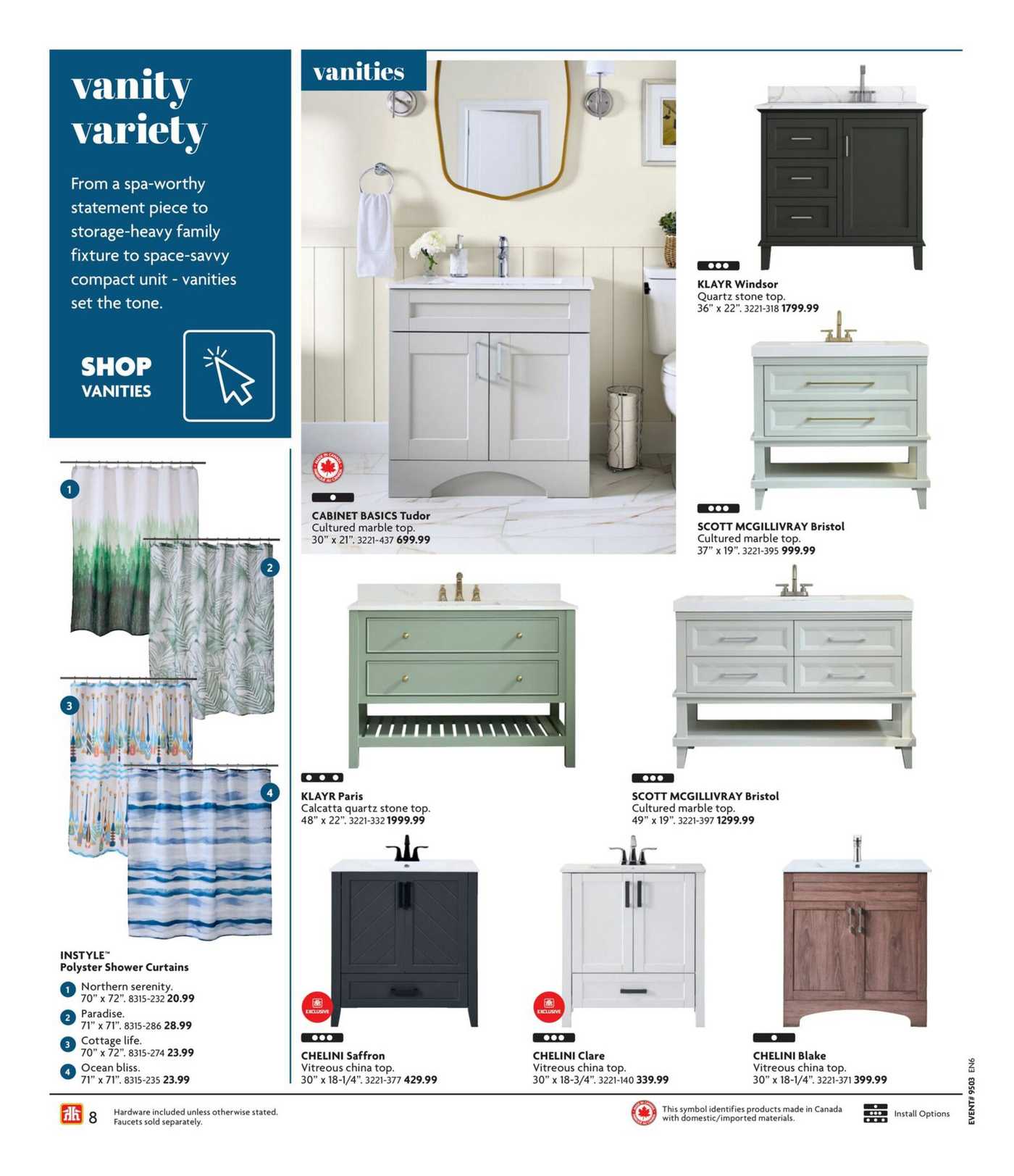 Home Hardware (ON) Kitchen and Bath Catalogue January 15 to April 8