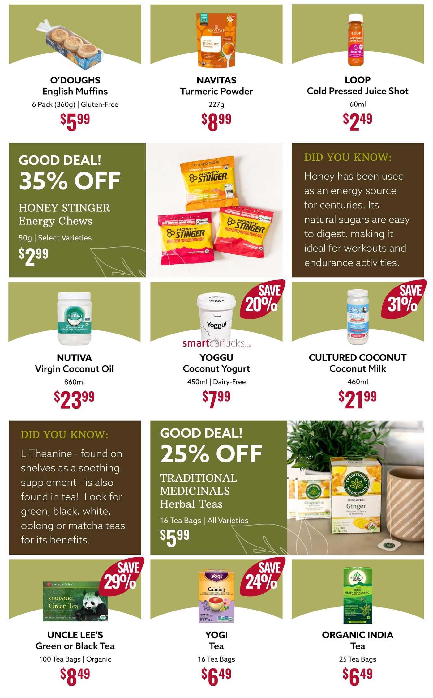 Nutters Everyday Naturals Flyer January 15 to 24