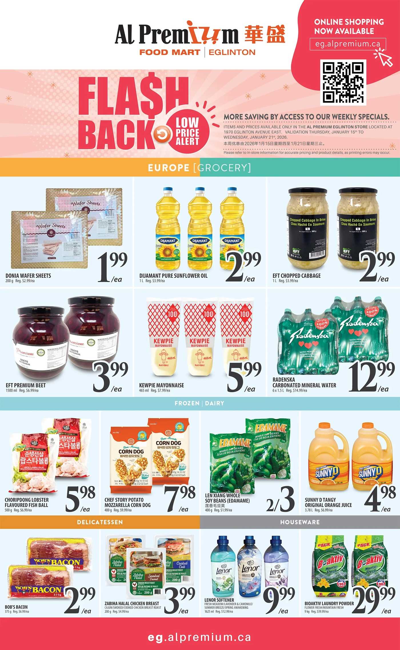 Al Premium Food Mart (Eglinton Ave.) Flyer January 15 to 21