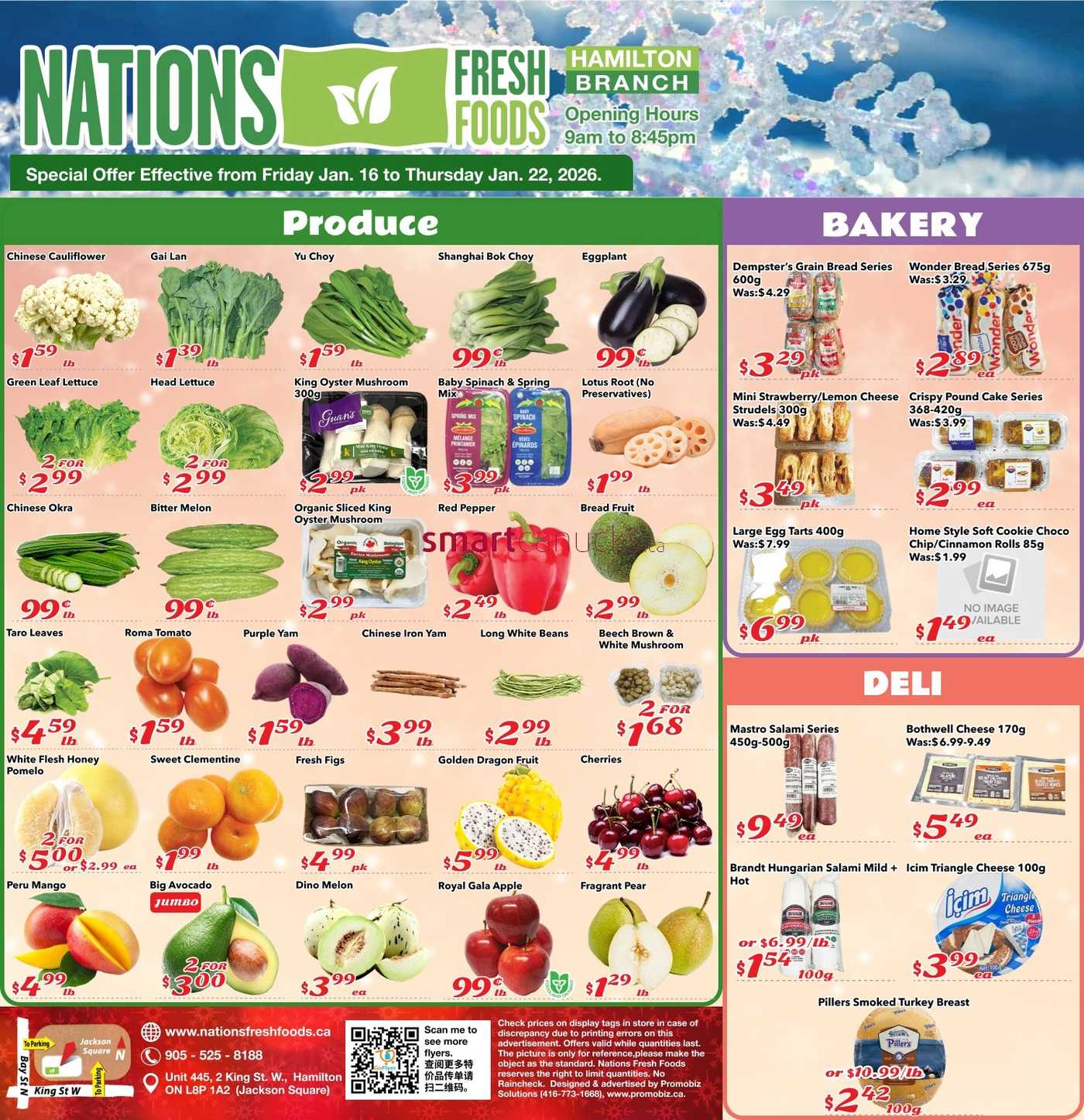 Nations Fresh Foods (Hamilton) Flyer January 16 to 22