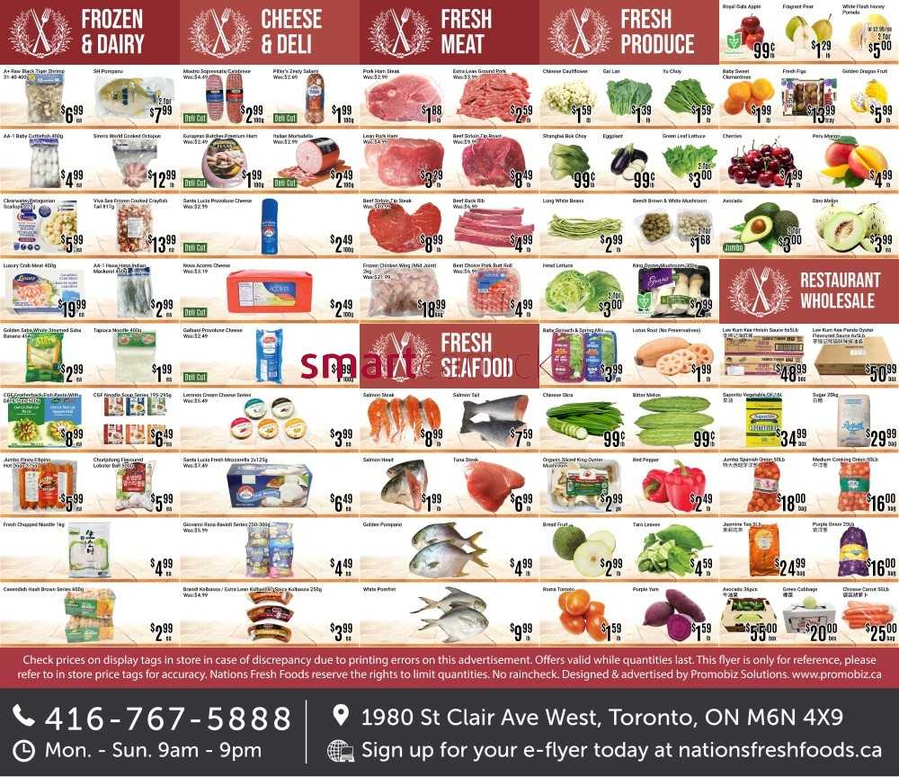 Nations Fresh Foods (Toronto) Flyer January 16 to 22