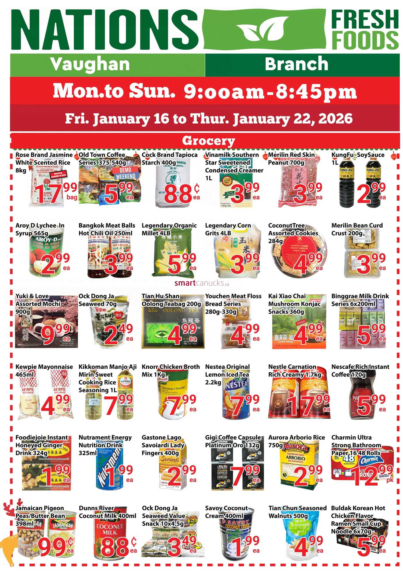 Nations Fresh Foods (Vaughan) Flyer January 16 to 22