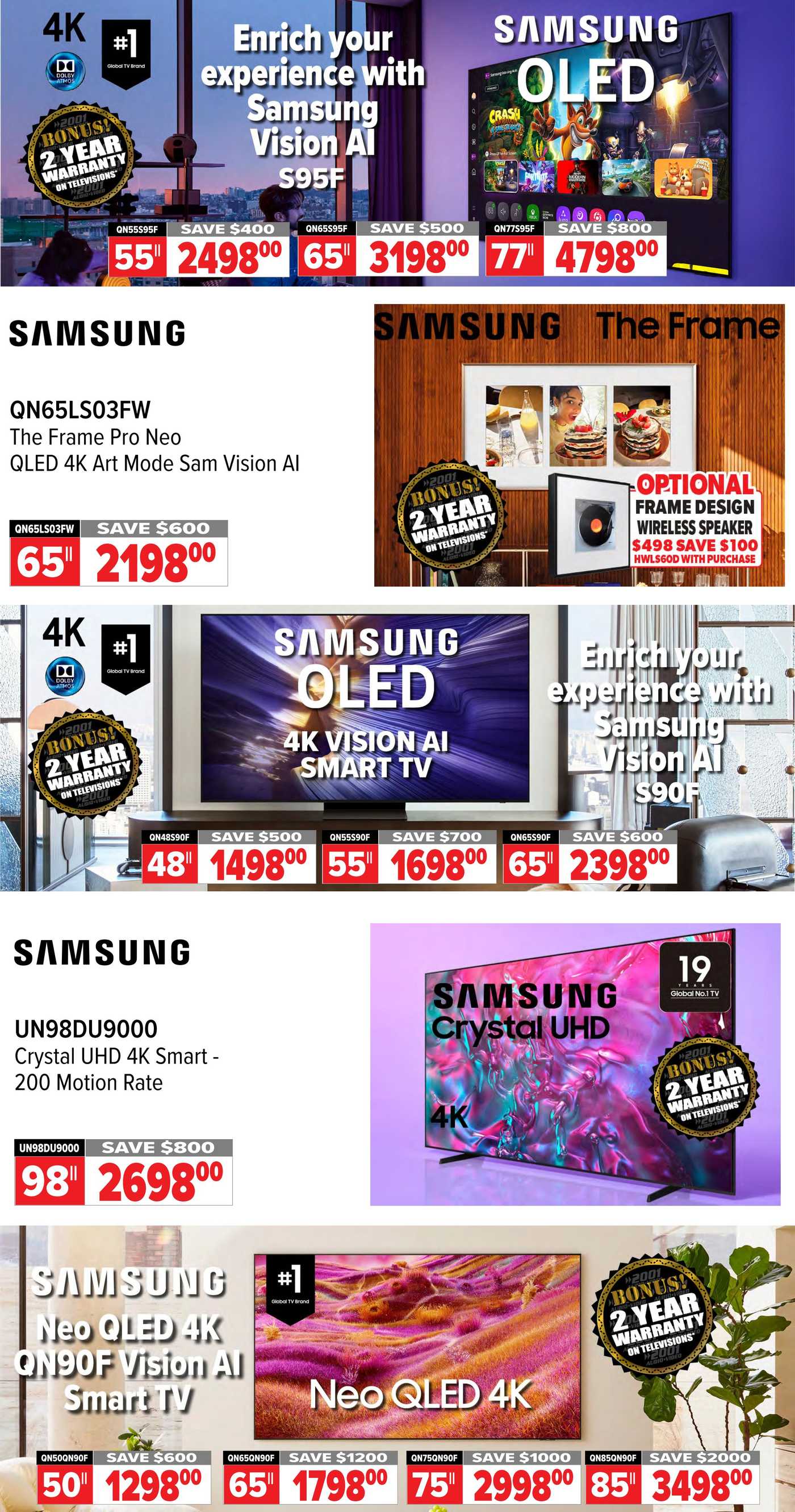 2001 Audio Video Flyer January 16 to 22
