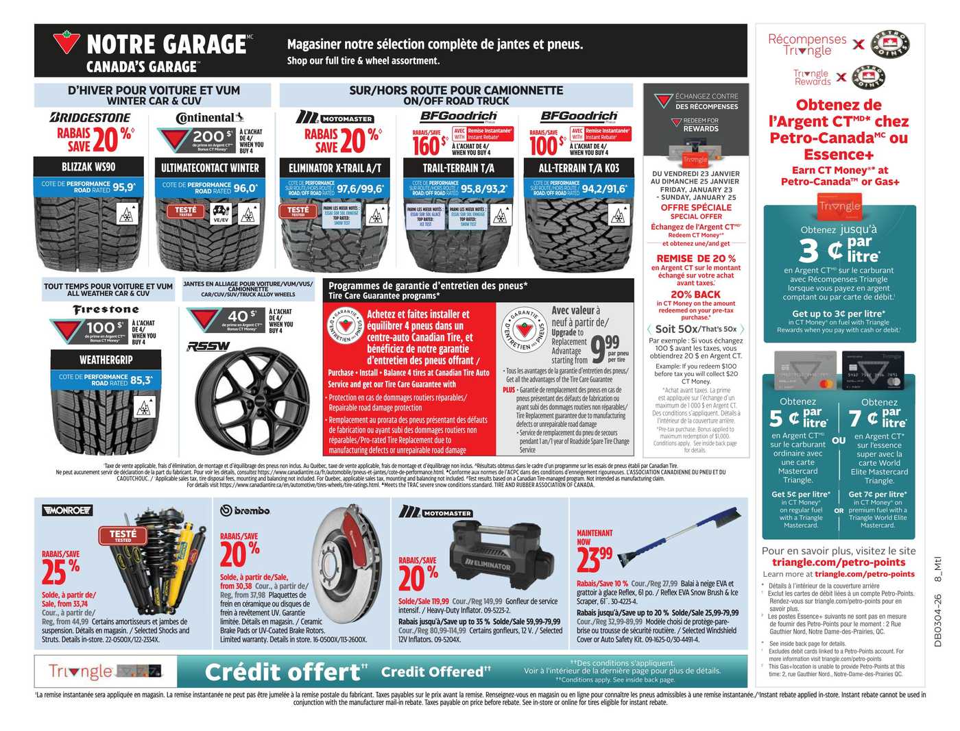 Canadian Tire (QC) Flyer January 22 to 28