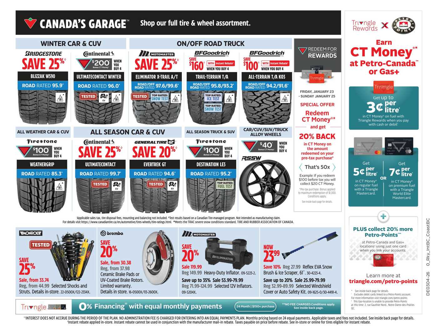Canadian Tire (West) Flyer January 23 to 29