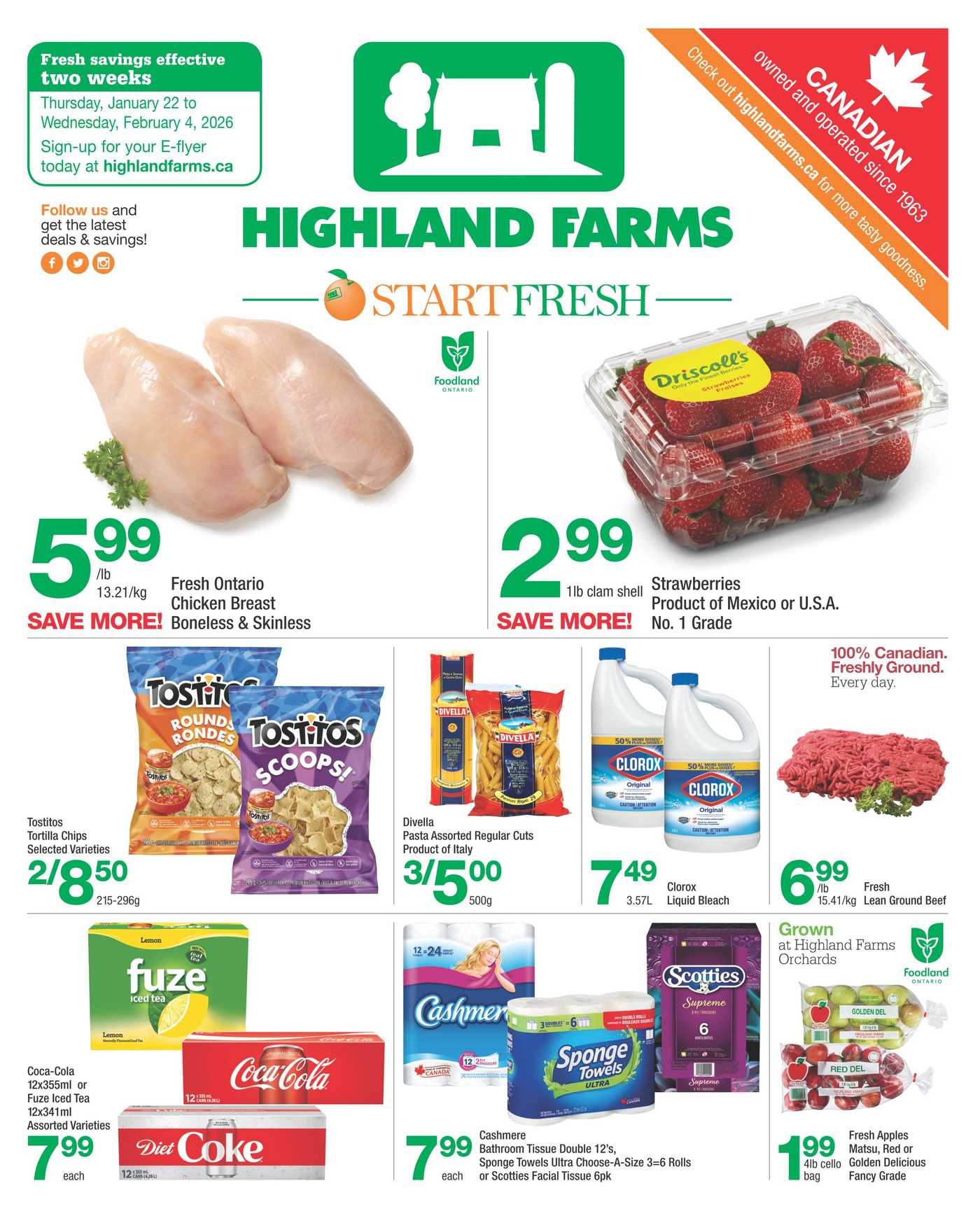 Highland Farms Flyer January 22 to February 4