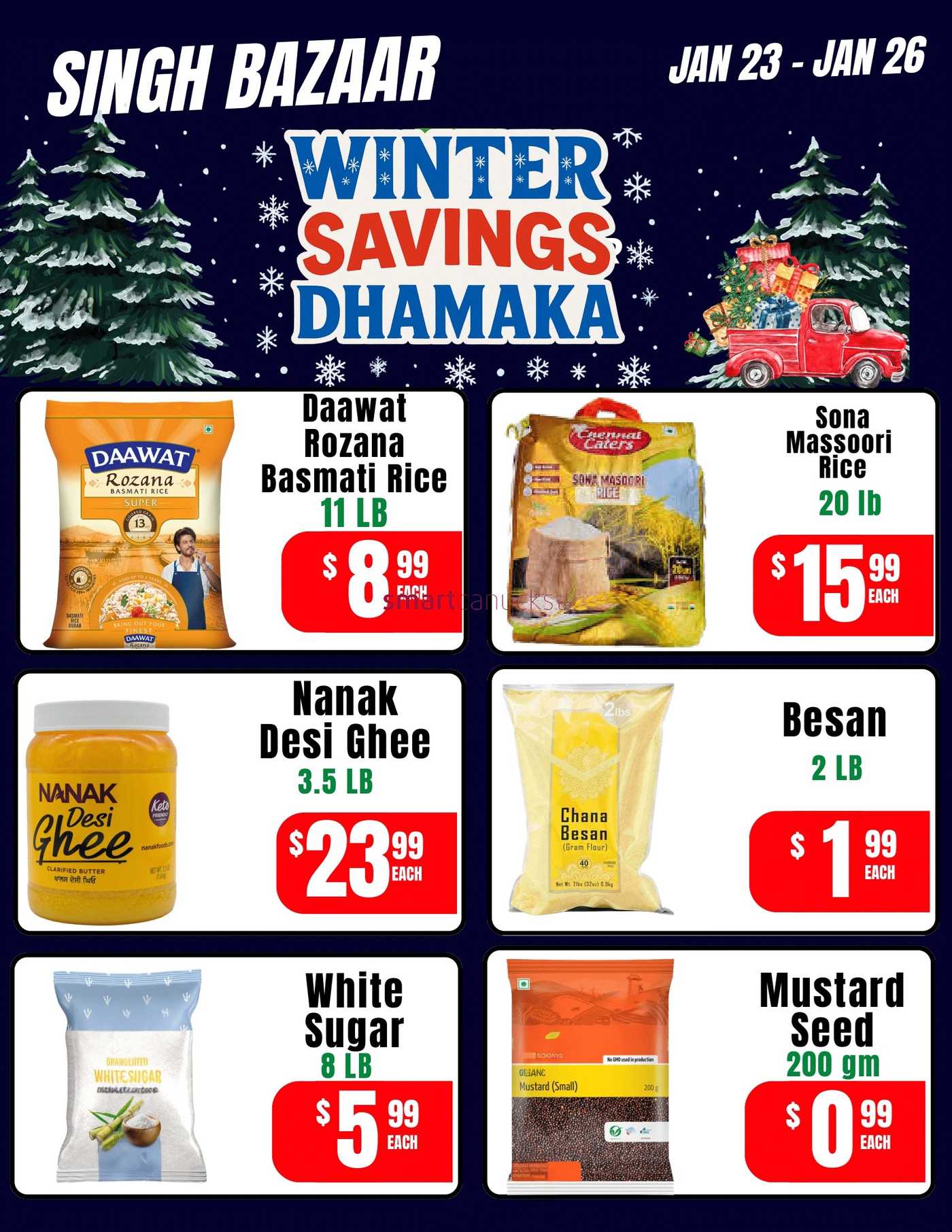 Singh Bazaar Flyer January 23 to 26