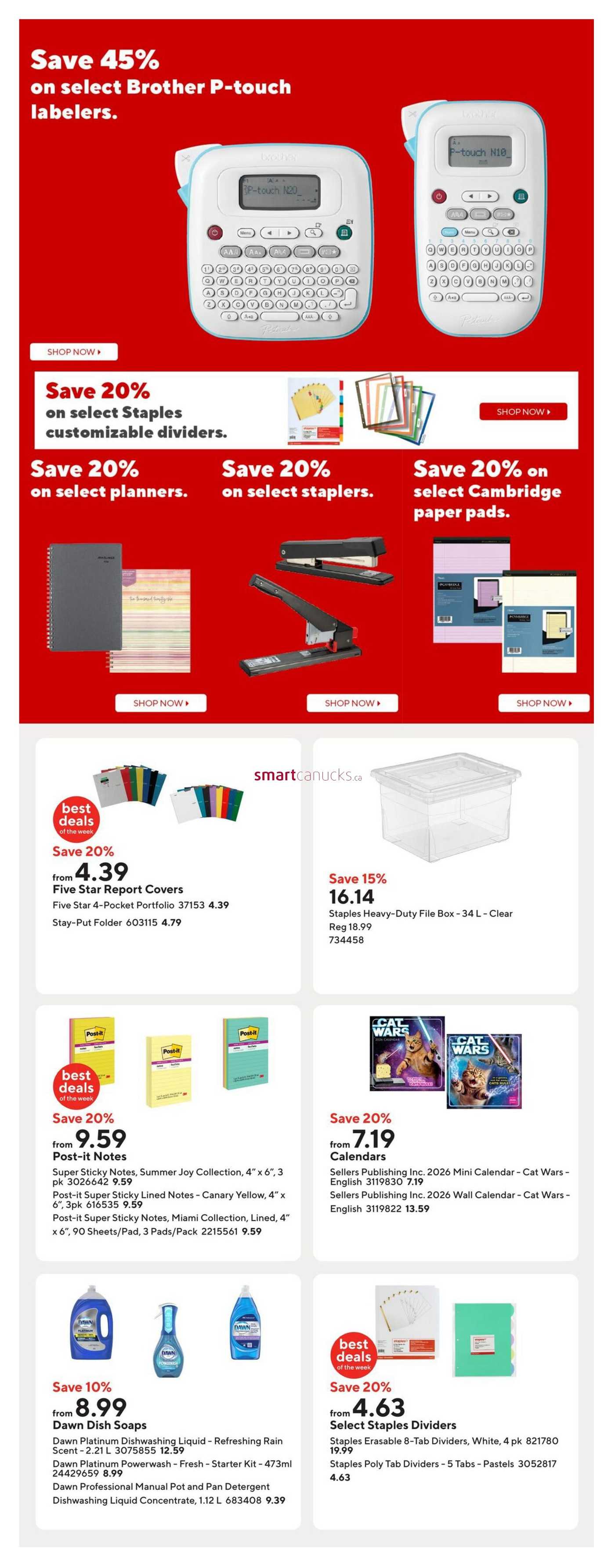 Staples Flyer January 23 to 29