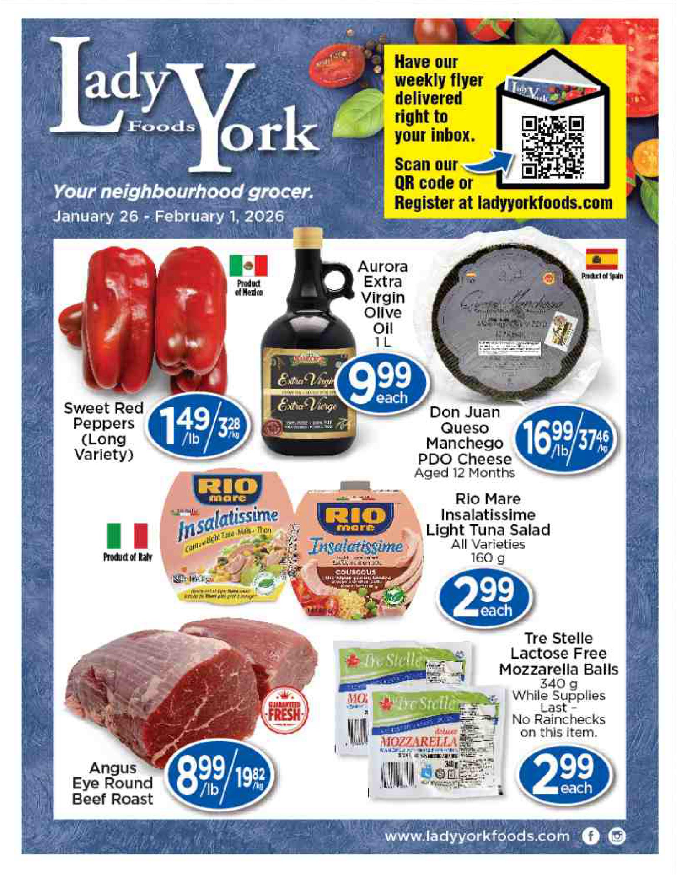 Lady York Foods Flyer January 26 to February 1