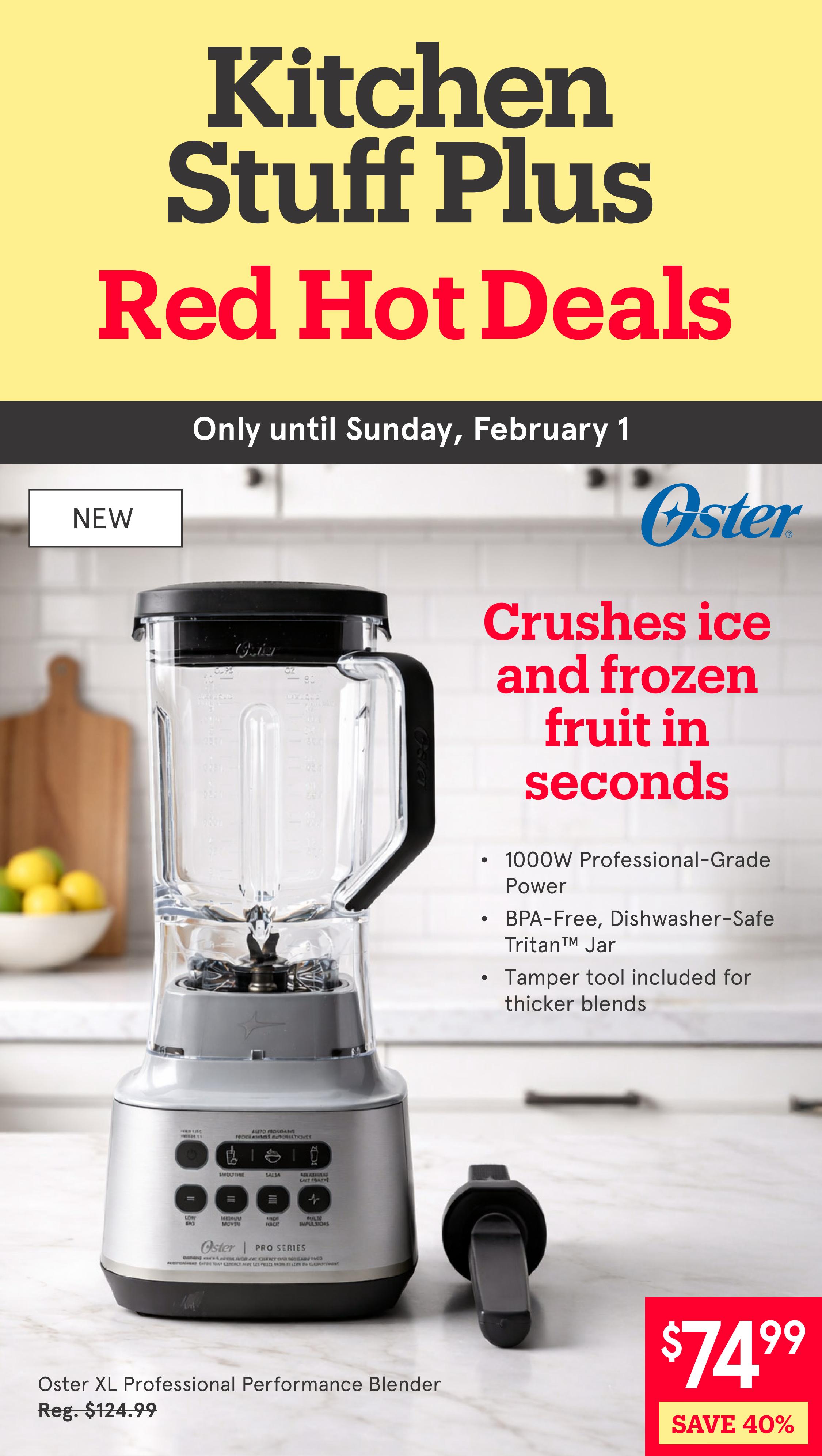 Kitchen Stuff Plus Red Hot Deals Flyer January 26 to February 1