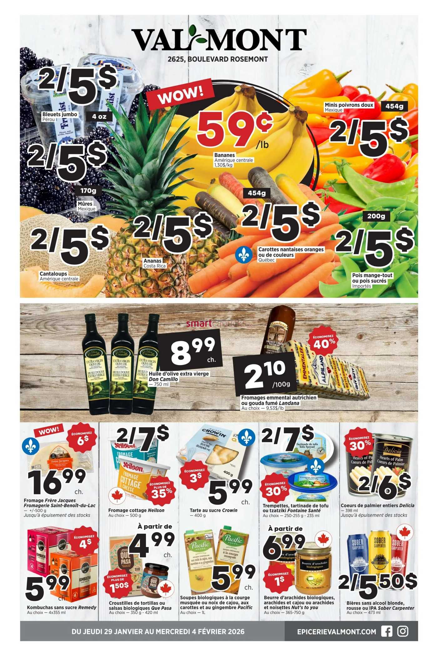 Val-Mont Flyer January 29 to February 4