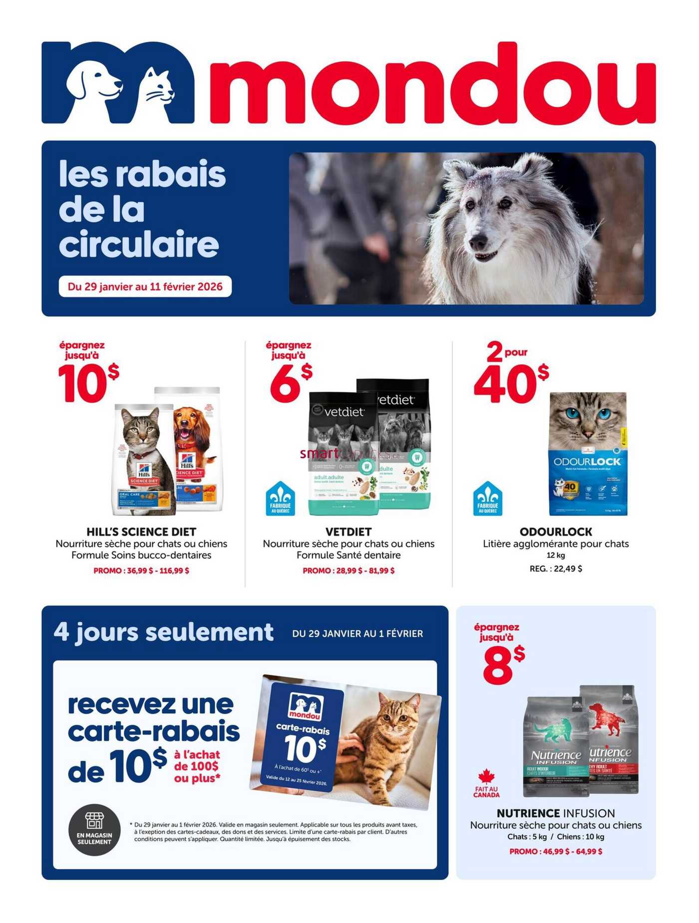 Mondou Flyer January 29 to February 11