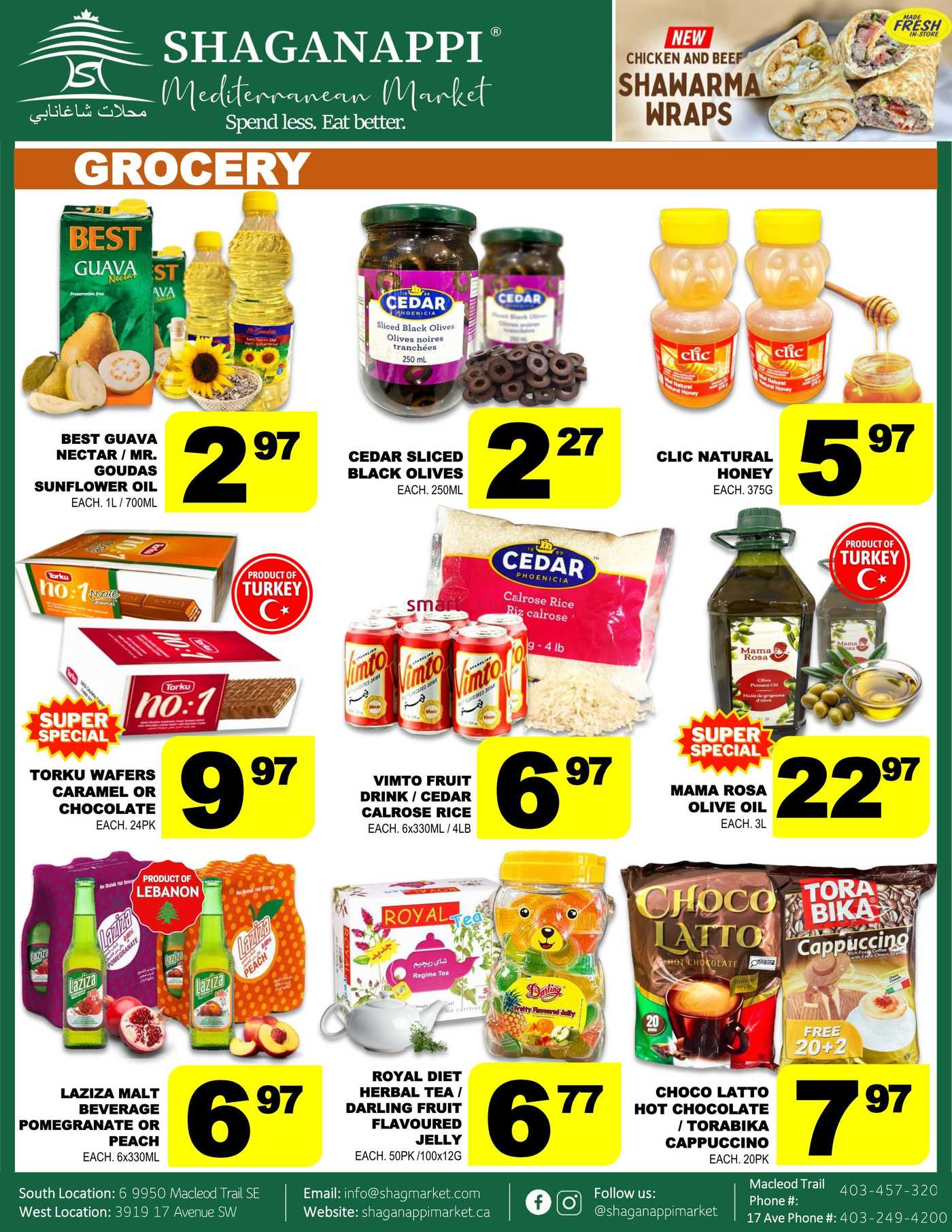 Shaganappi Mediterranean Market Flyer January 29 to February 4