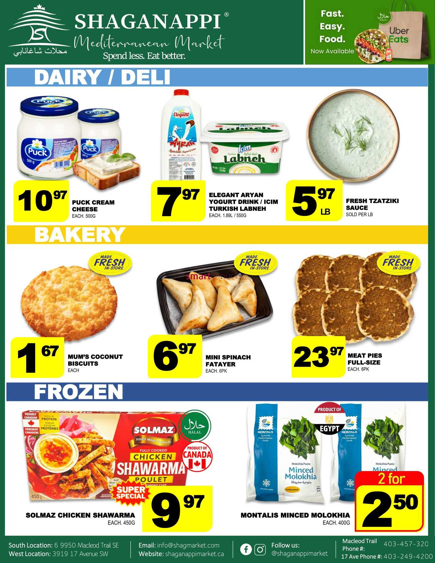 Shaganappi Mediterranean Market Flyer January 29 to February 4