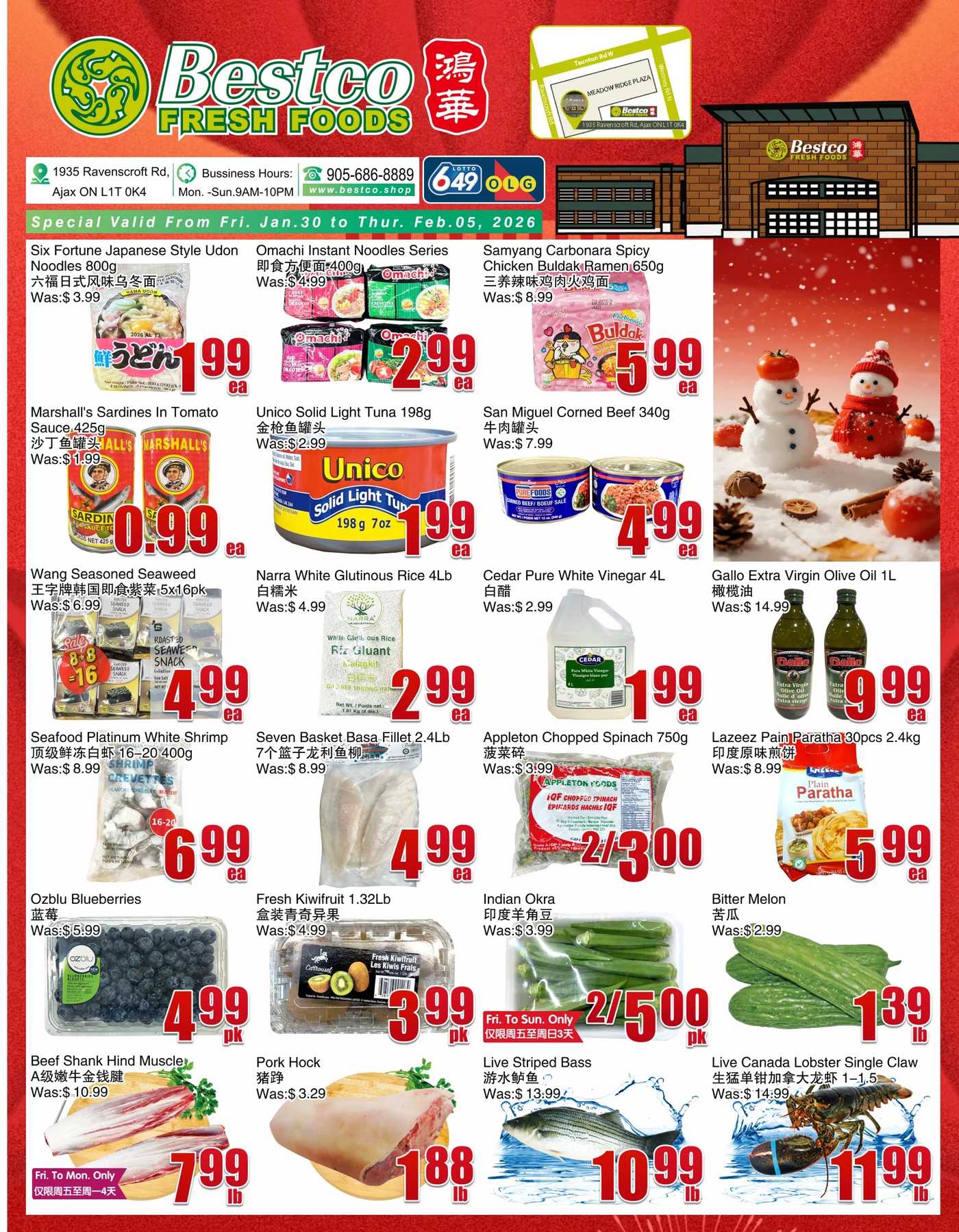 BestCo Food Mart (Ajax) Flyer January 30 to February 5