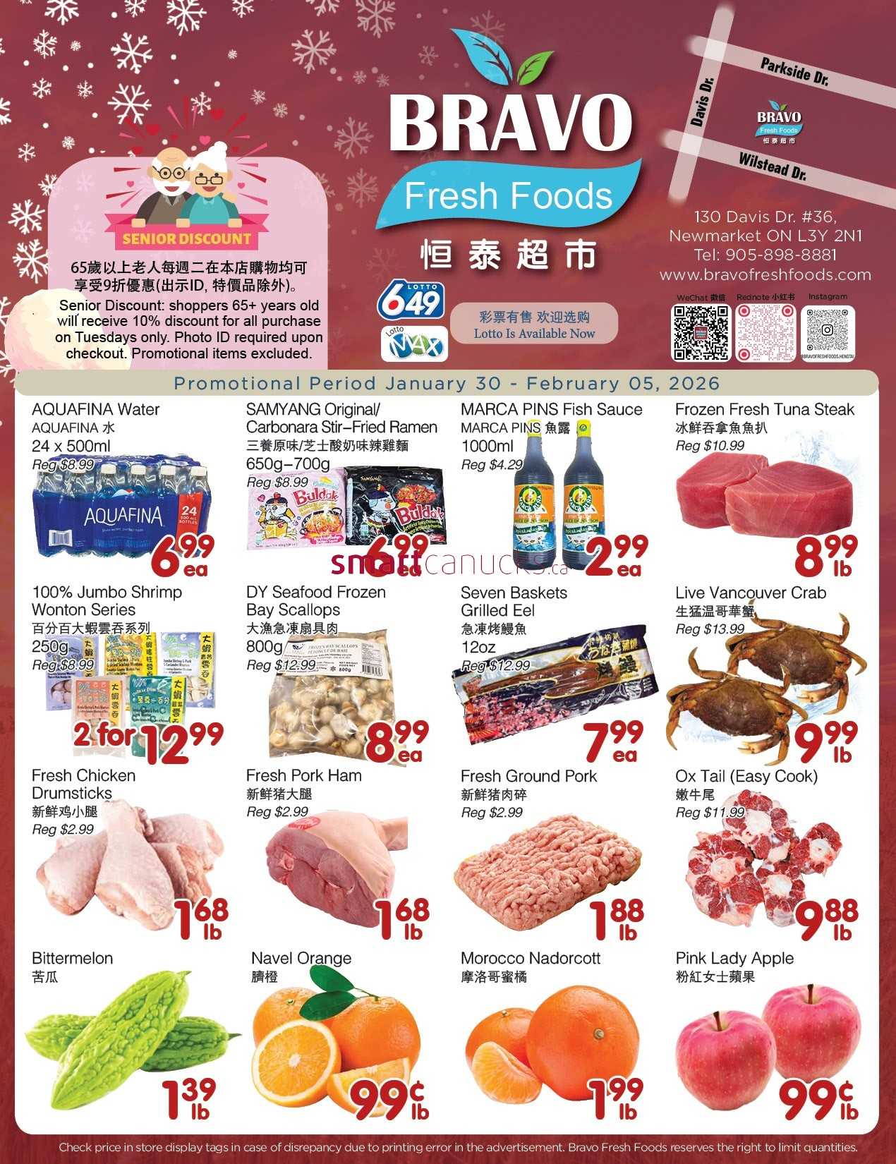 Bravo Fresh Foods Flyer January 30 to February 5