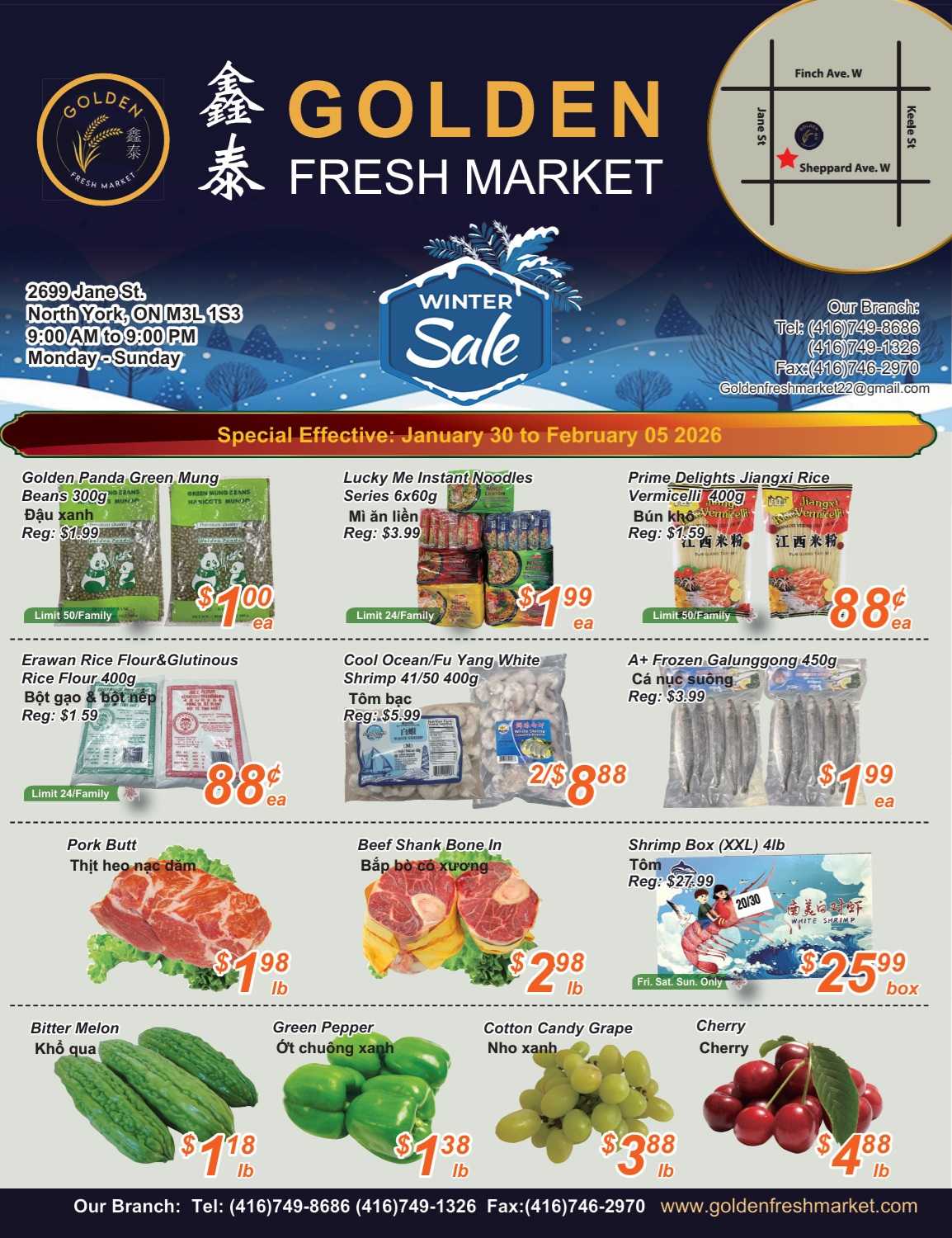 Golden Fresh Market Flyer January 30 to February 5