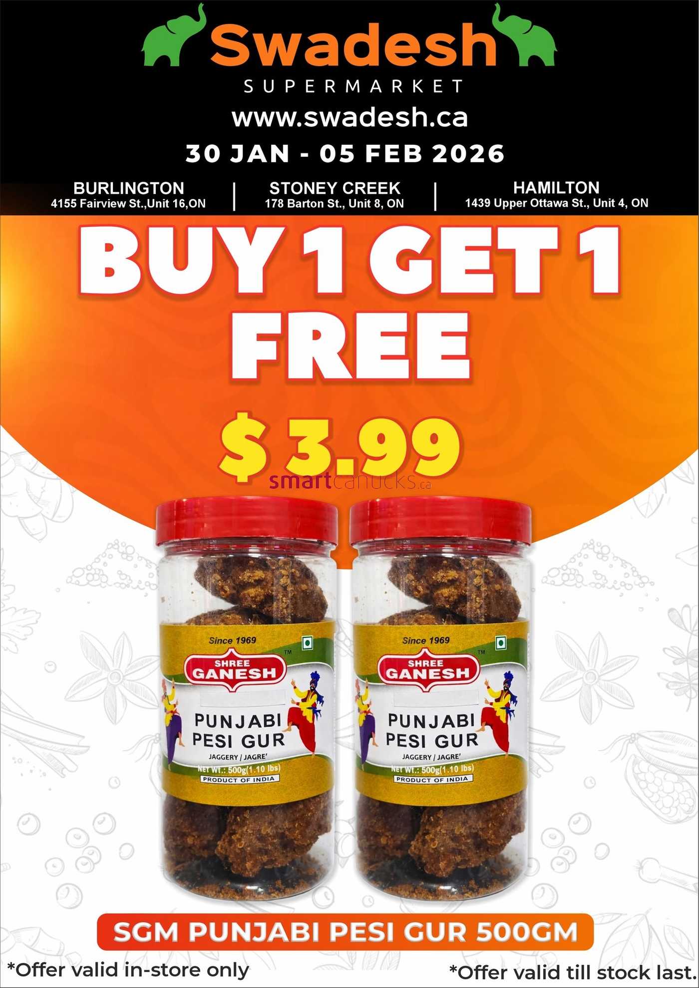 Swadesh Supermarket Flyer January 30 to February 5