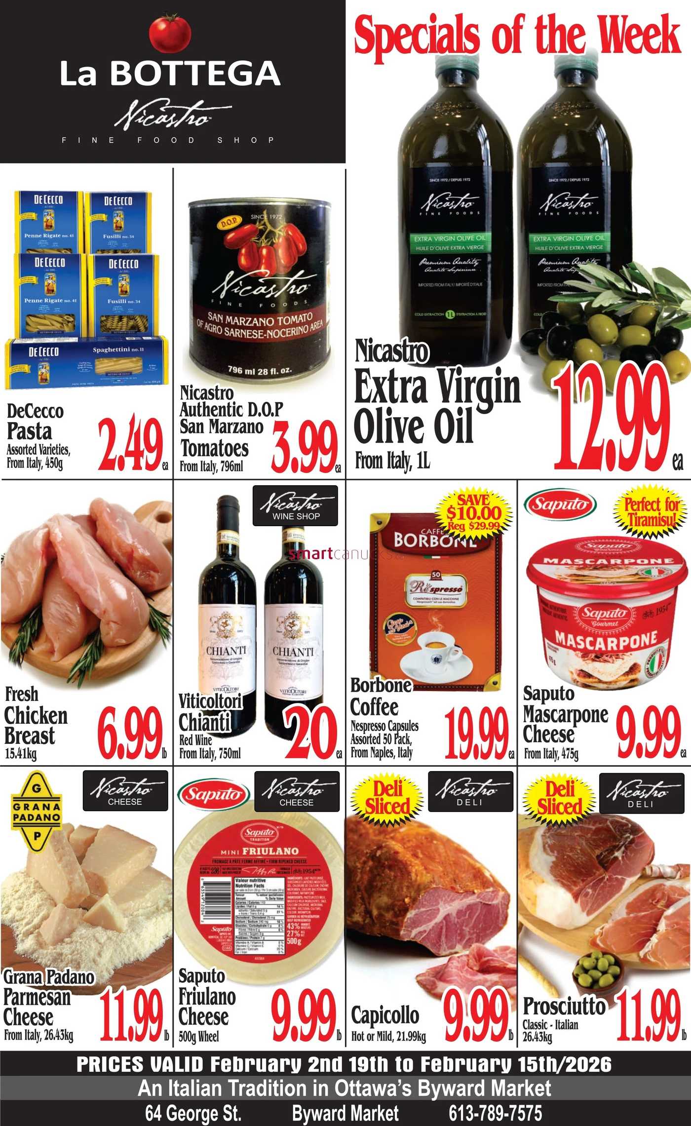 La Bottega Nicastro Canada Flyers