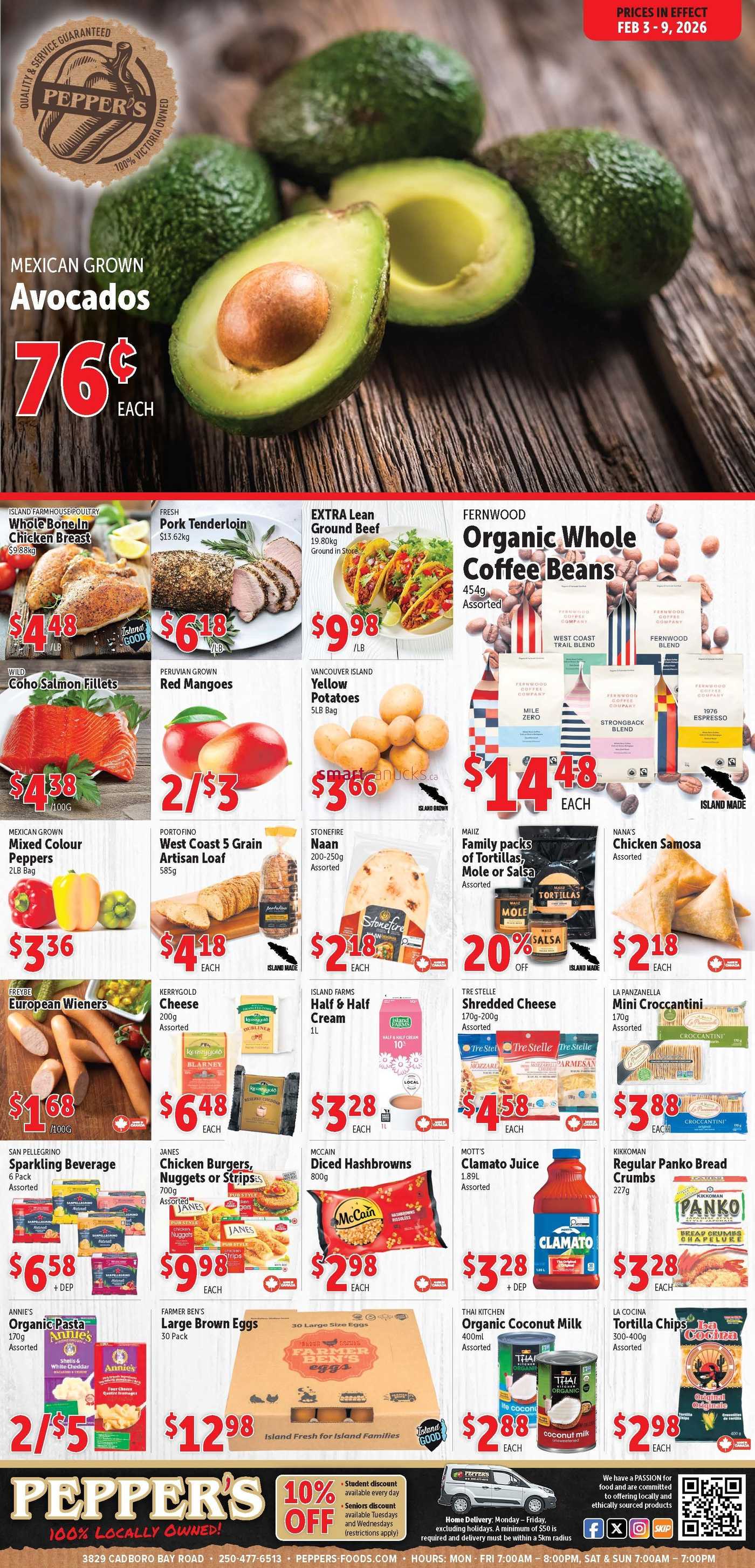 Pepper's Foods Flyer February 3 to 9