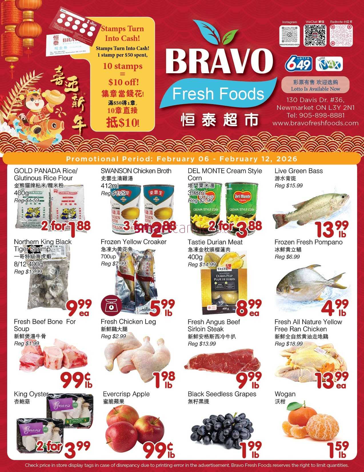 Bravo Fresh Foods Flyer February 6 to 12