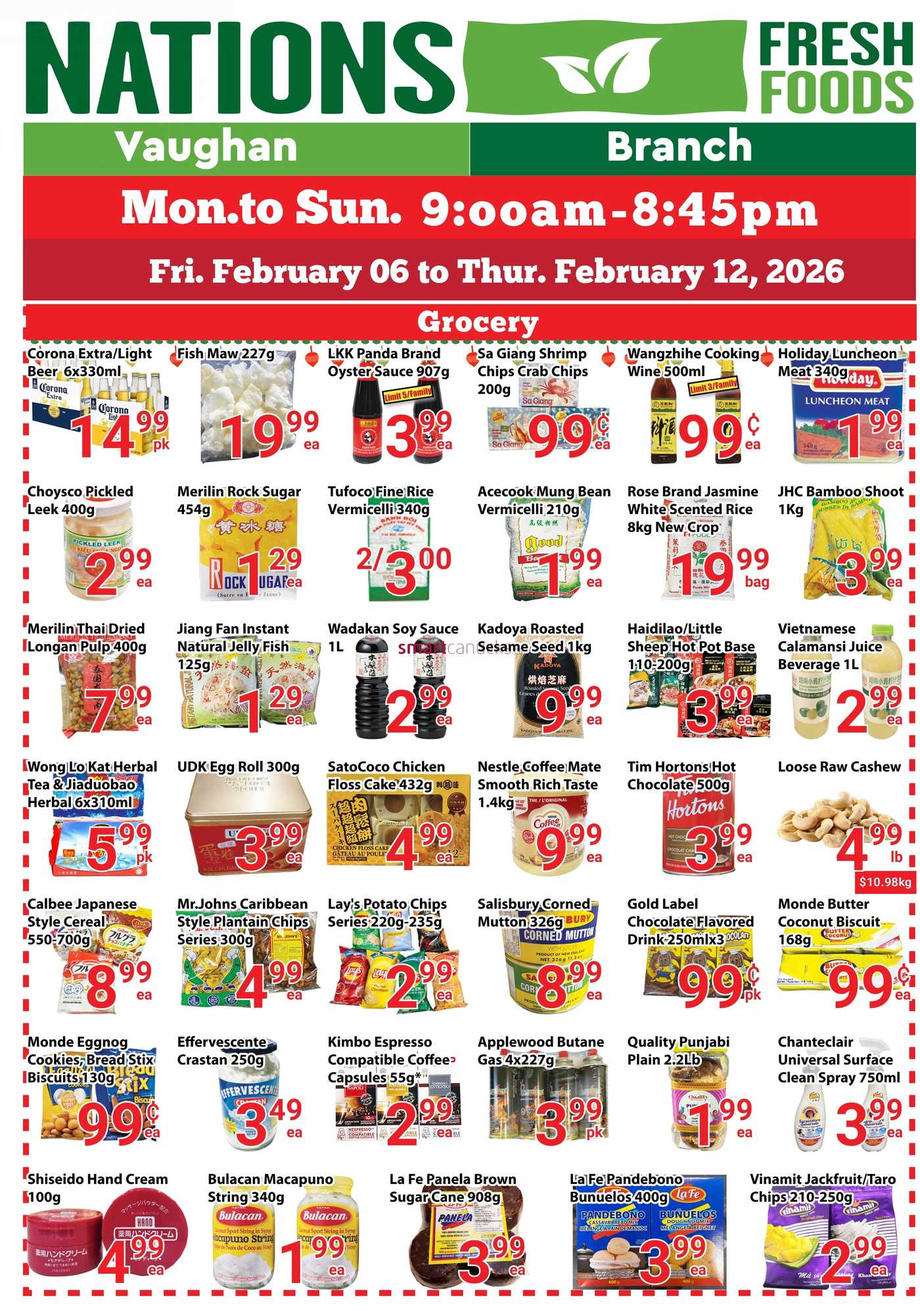 Nations Fresh Foods (Vaughan) Flyer February 6 to 12