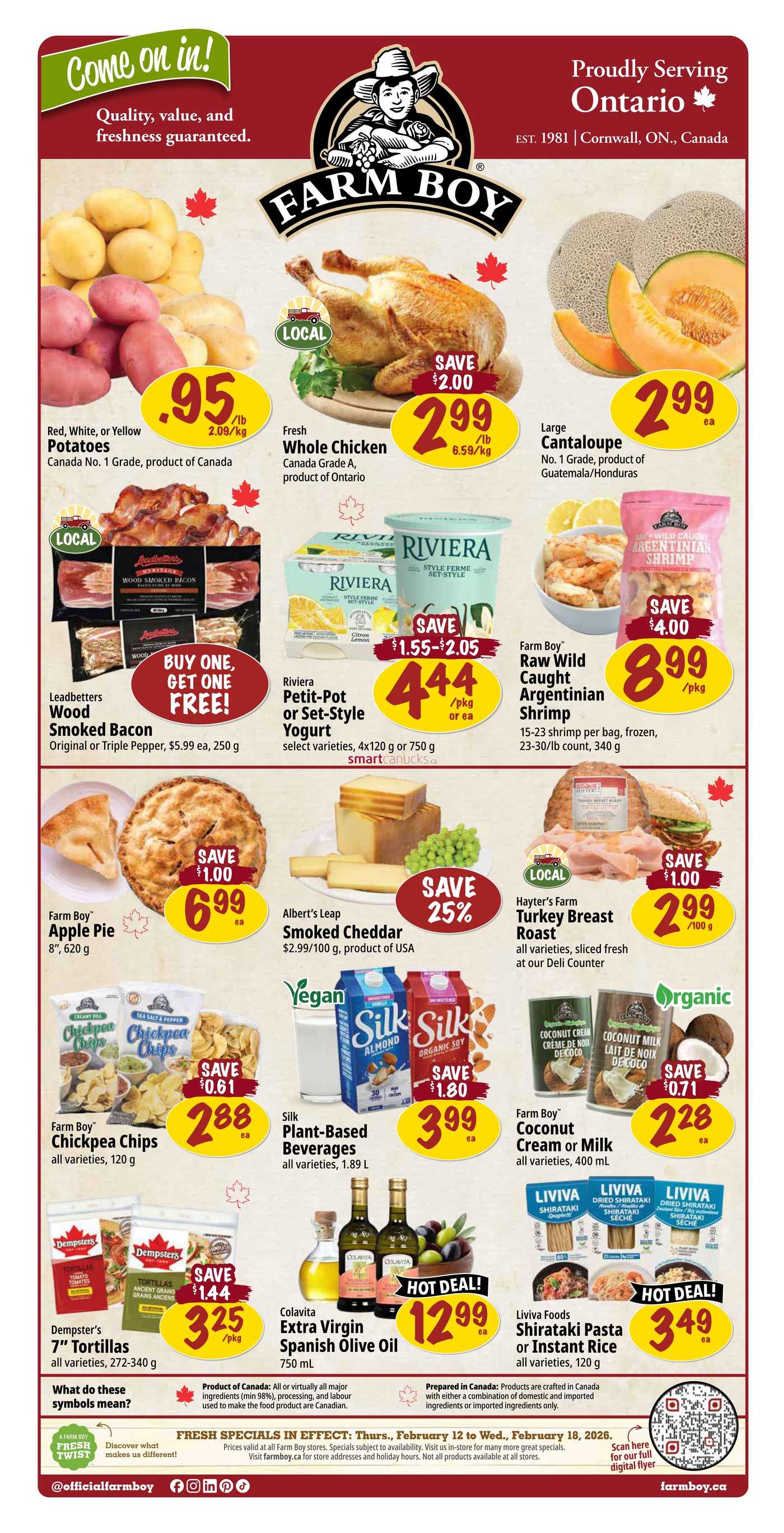 Farm Boy Flyer February 12 to 18