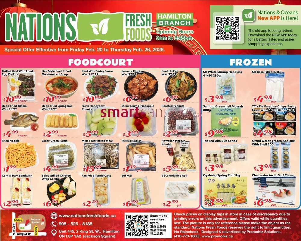 Nations Fresh Foods (Hamilton) Flyer February 20 to 26
