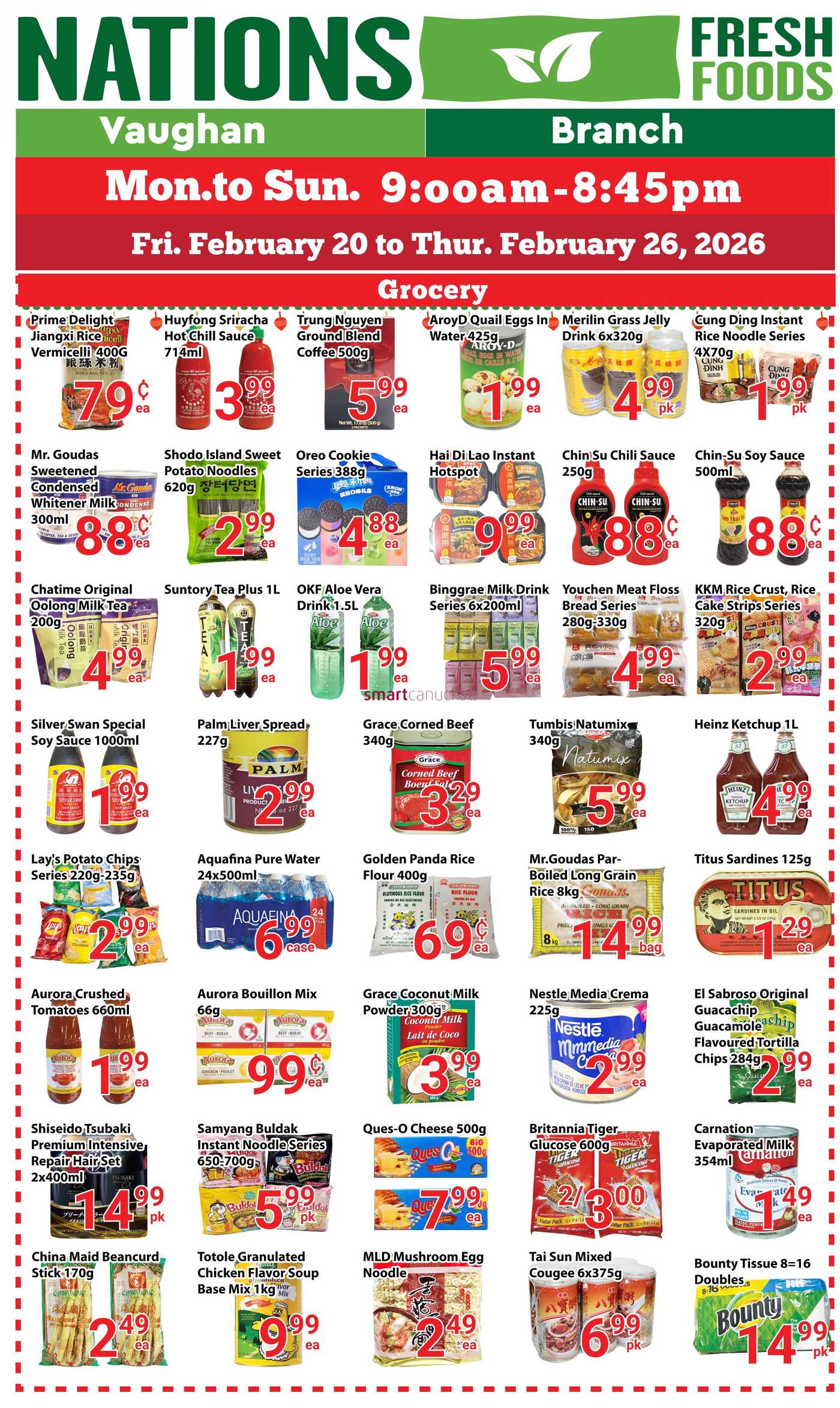 Nations Fresh Foods (Vaughan) Flyer February 20 to 26