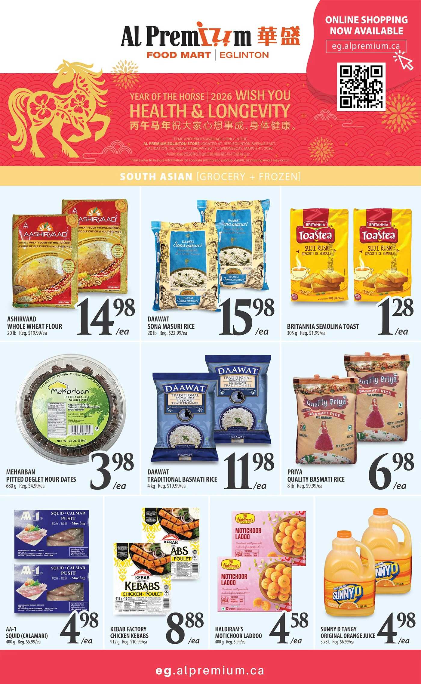 Al Premium Food Mart (Eglinton Ave.) Flyer February 26 to March 4