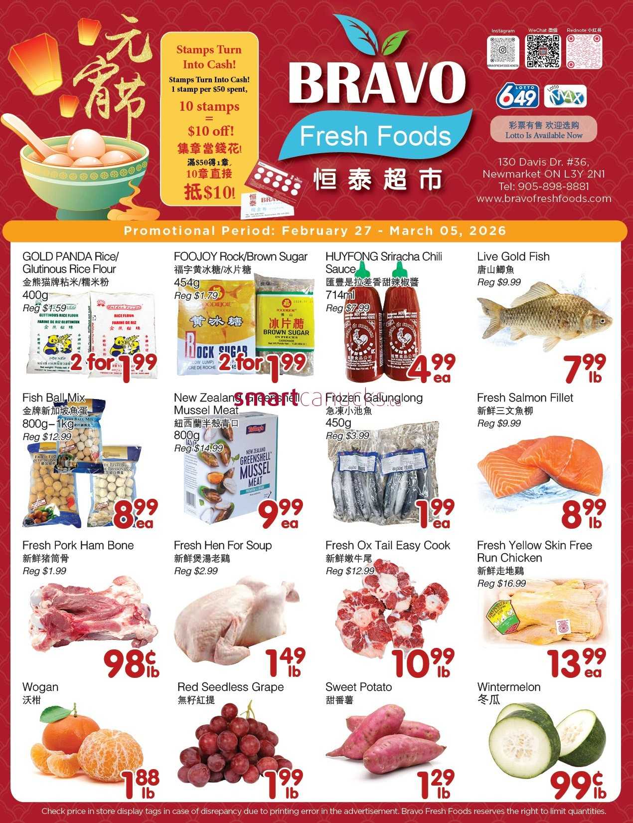 Bravo Fresh Foods Canada Flyers