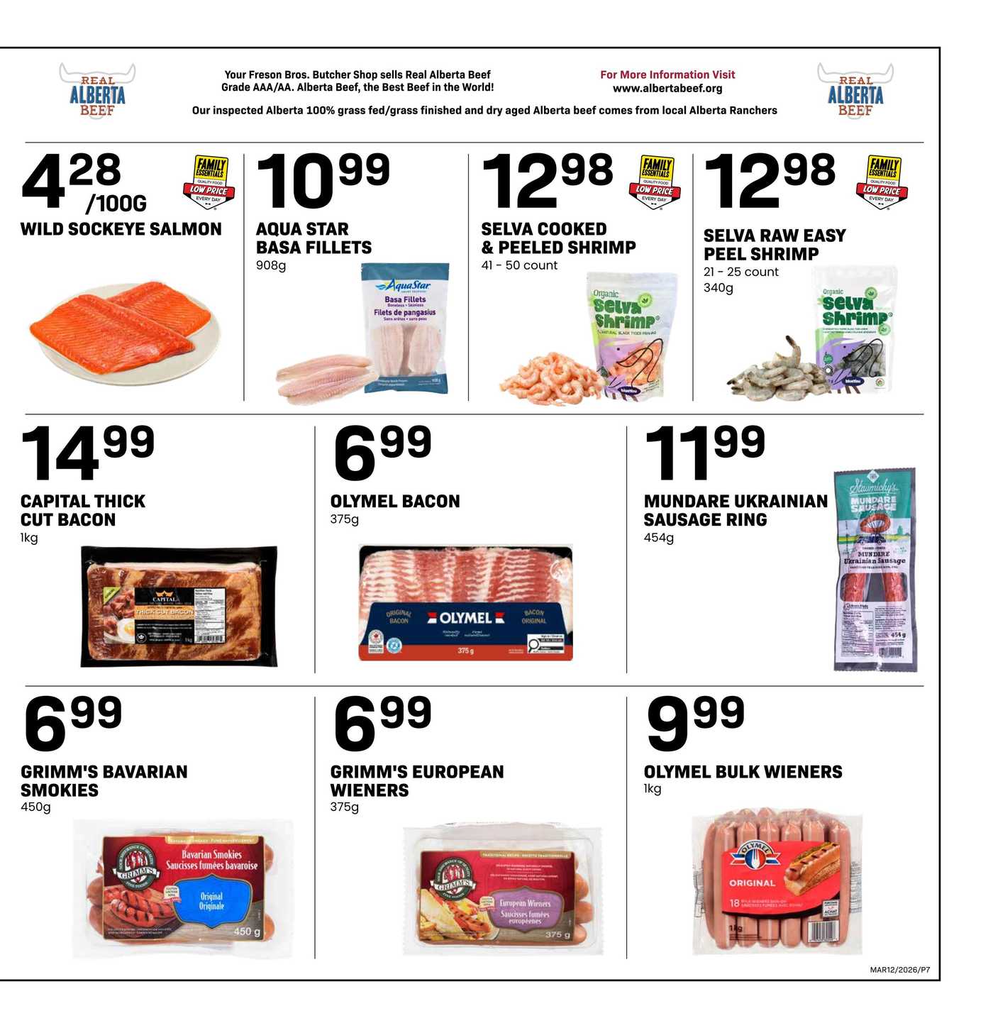 Freson Bros. Flyer March 6 to 12