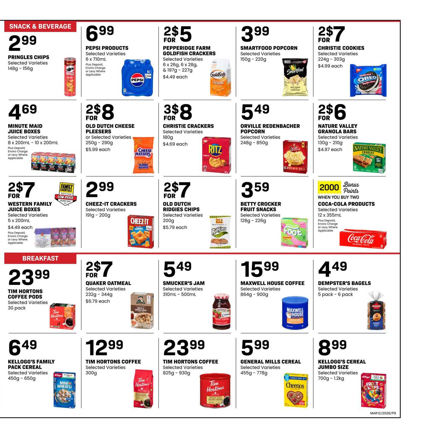 Freson Bros. Flyer March 6 to 12