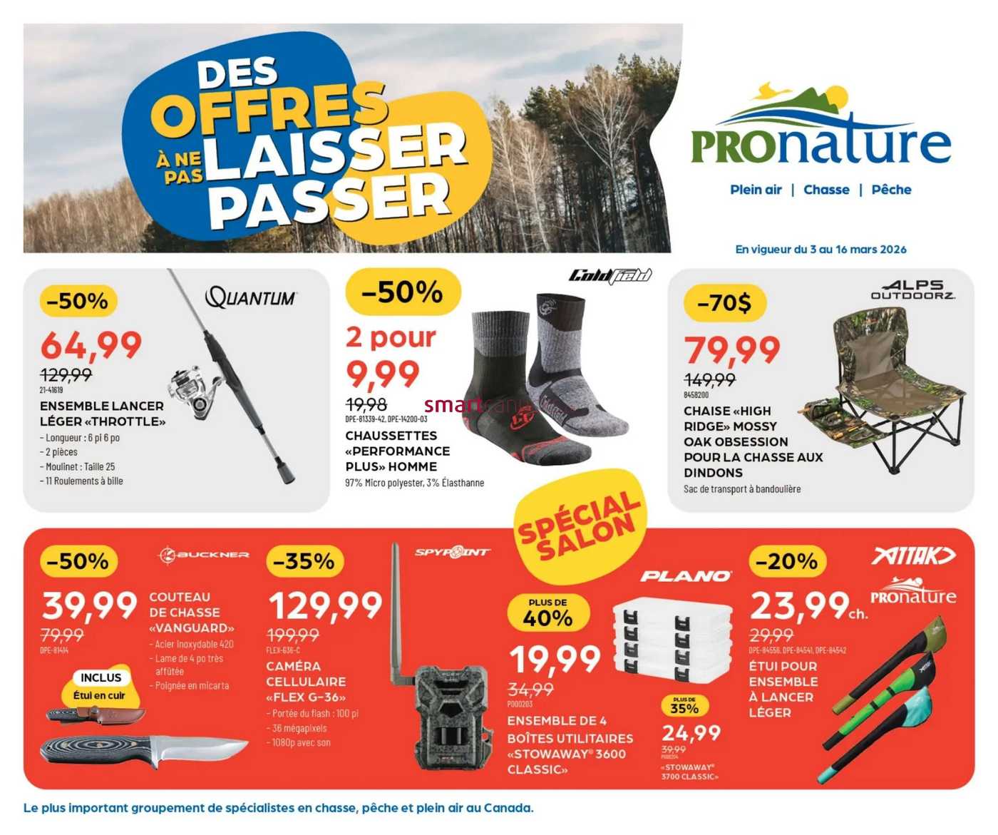 Pronature Flyer March 3 to 16