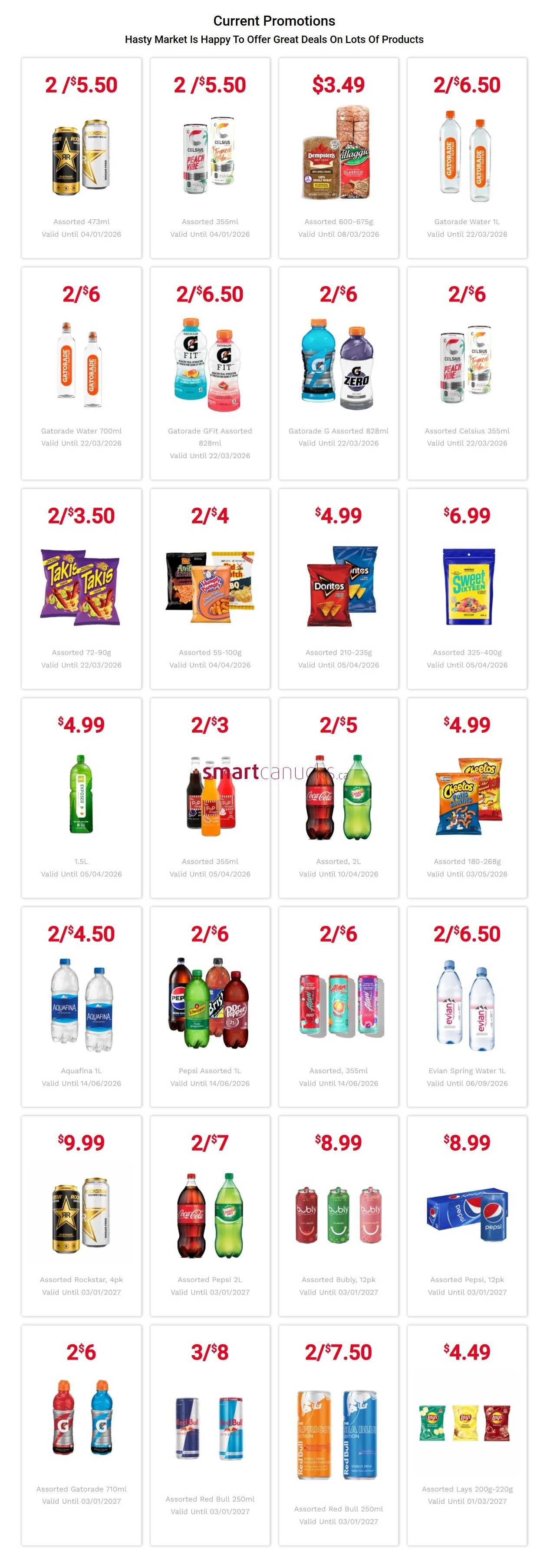 Hasty Market Canada Flyers