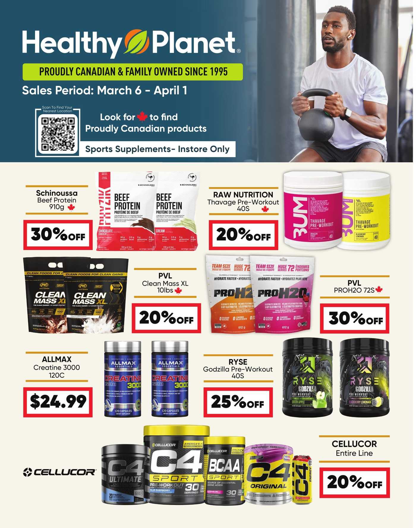 Healthy Planet Flyer March 12 to April 1