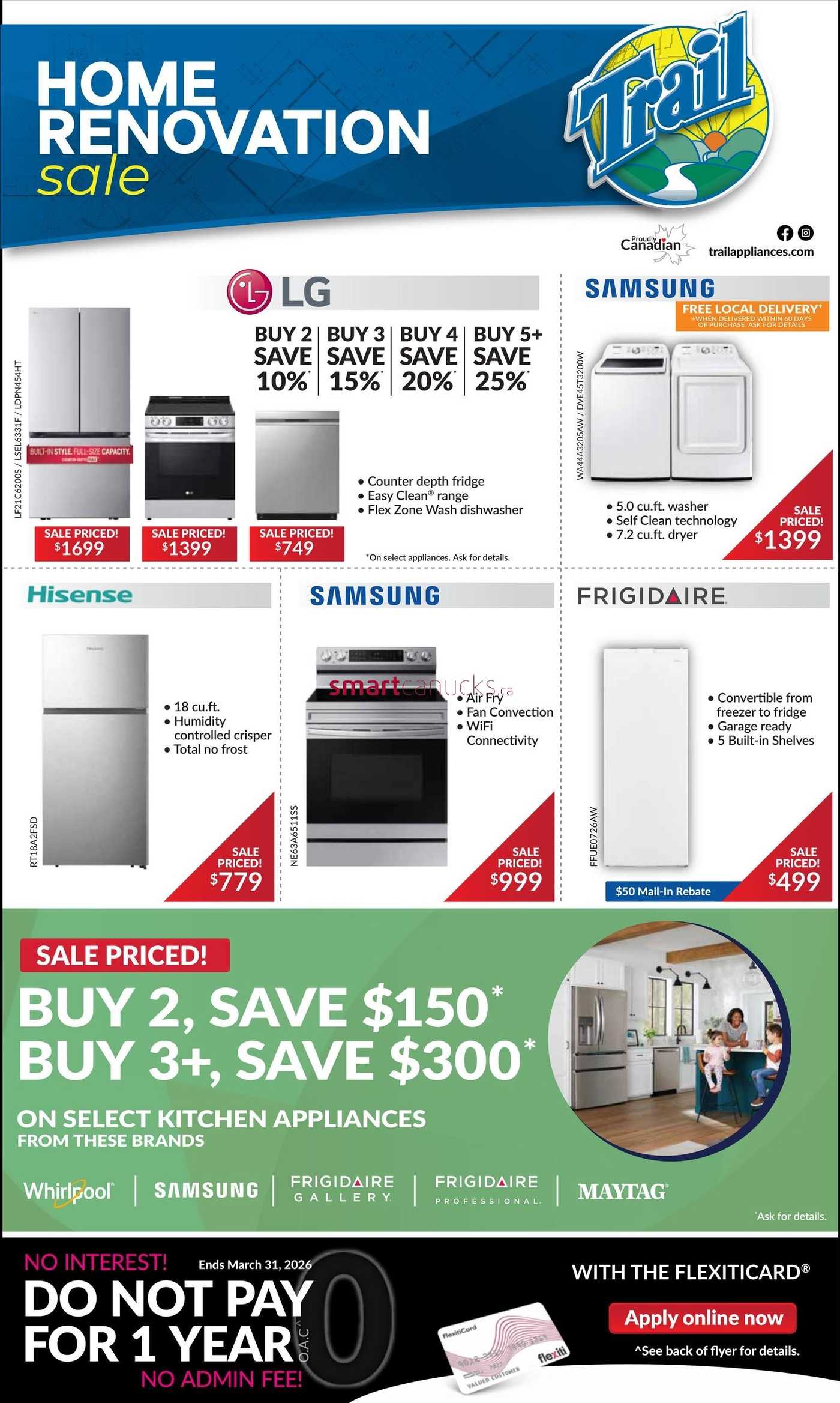 Trail Appliances (AB & SK) Flyer March 12 to 15